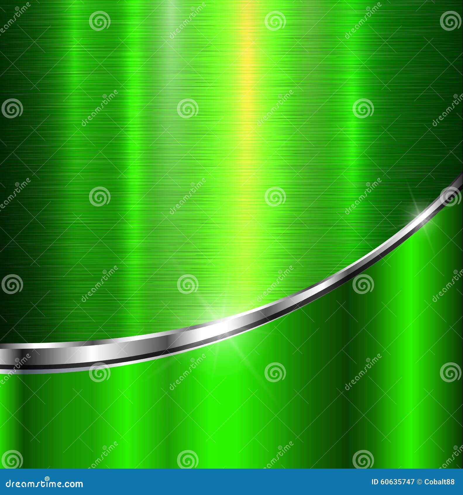 Metal verde do fundo ilustração do vetor. Ilustração de lustroso - 60635747