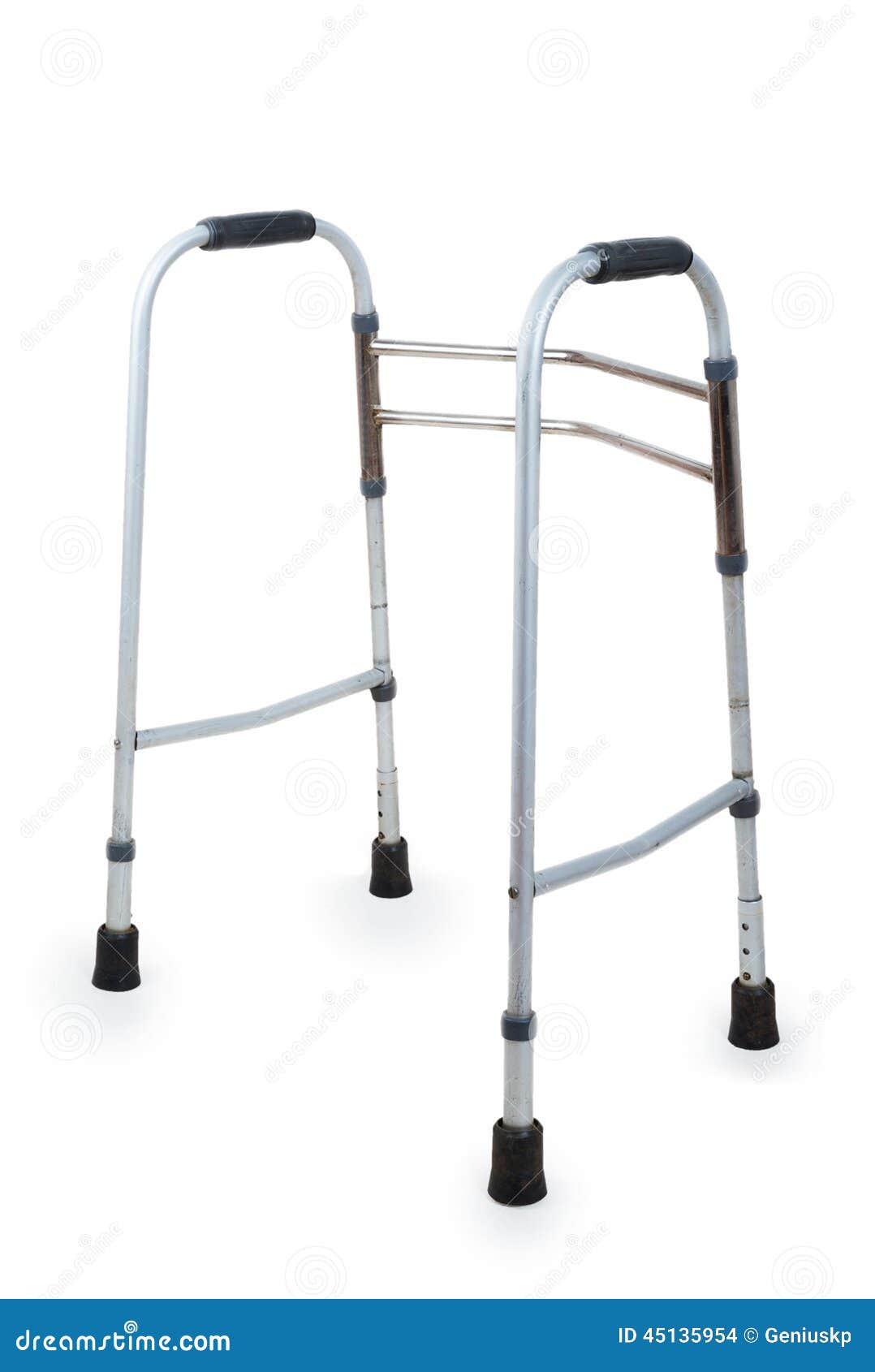 Metal walker stock photo. Image of hallway, clinic, crutch - 45135954
