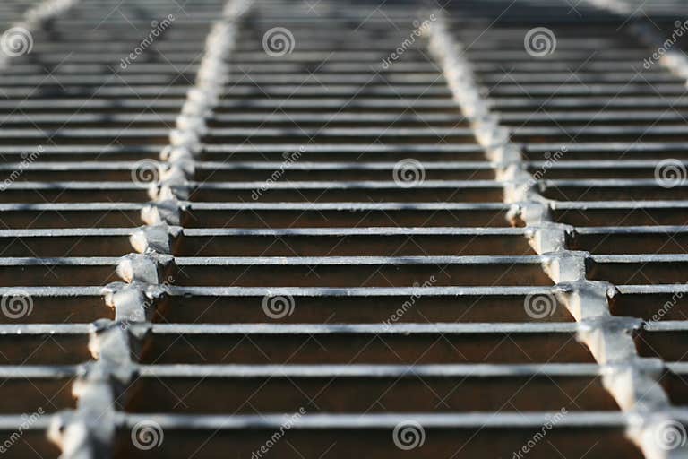 Metal walkway stock photo. Image of closeup, texture - 17182502