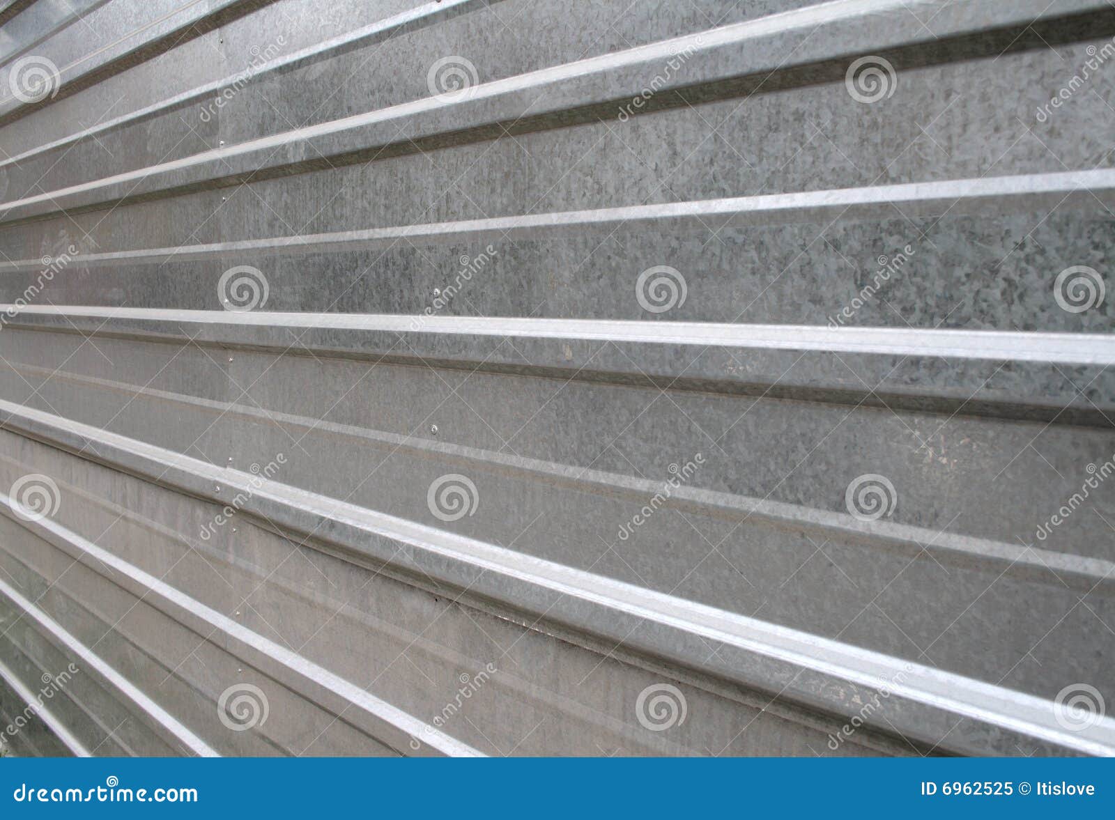 Metal Wall Siding, Cladding. Blue Abstract Background With Lines ...