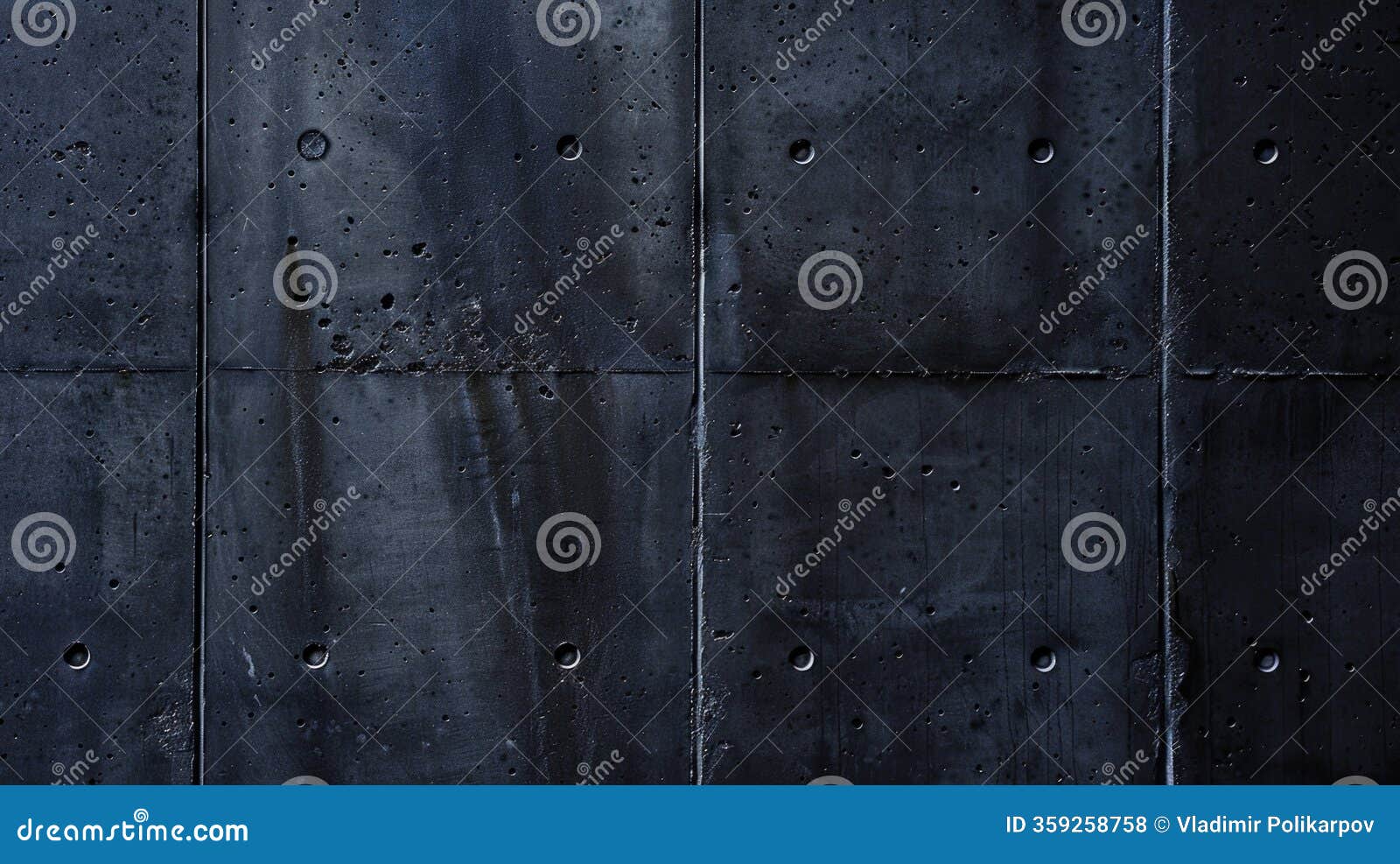 A Metal Wall with Holes and Perforations, Suitable for Industrial or ...