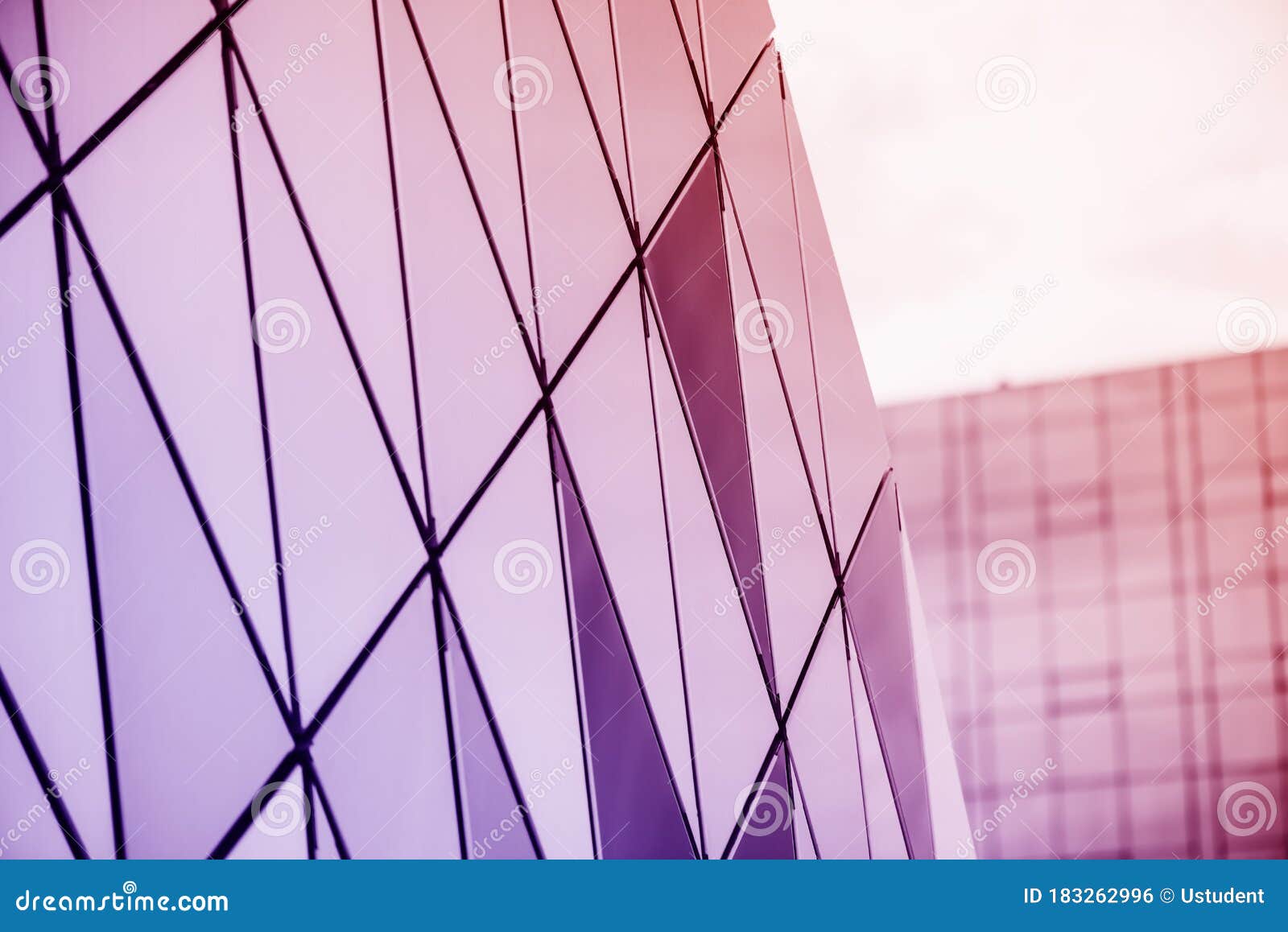 Metal wall of triangles stock photo. Image of development - 183262996