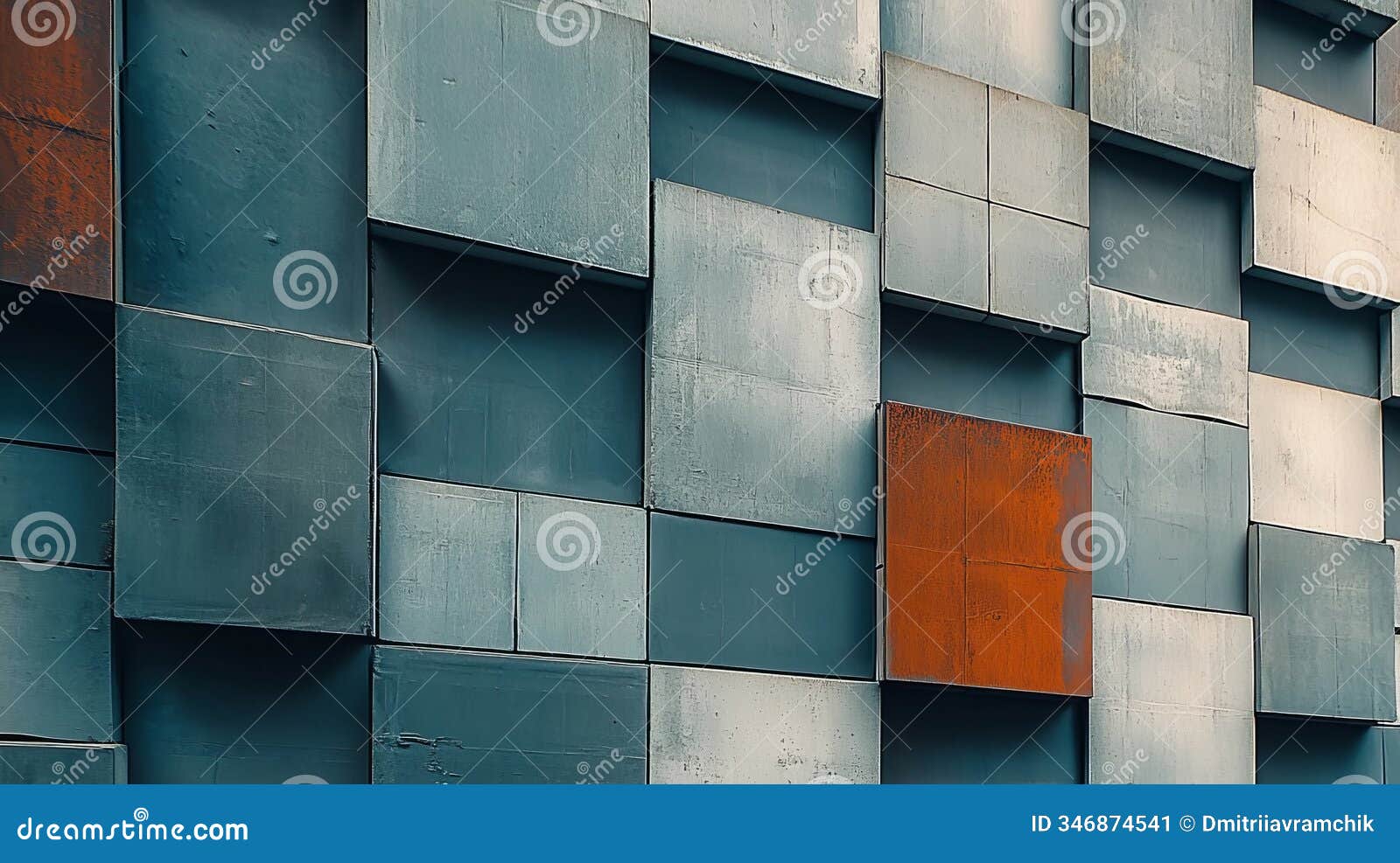 Metal Wall Panels with Rusty Textures and Backgrounds Stock Image ...