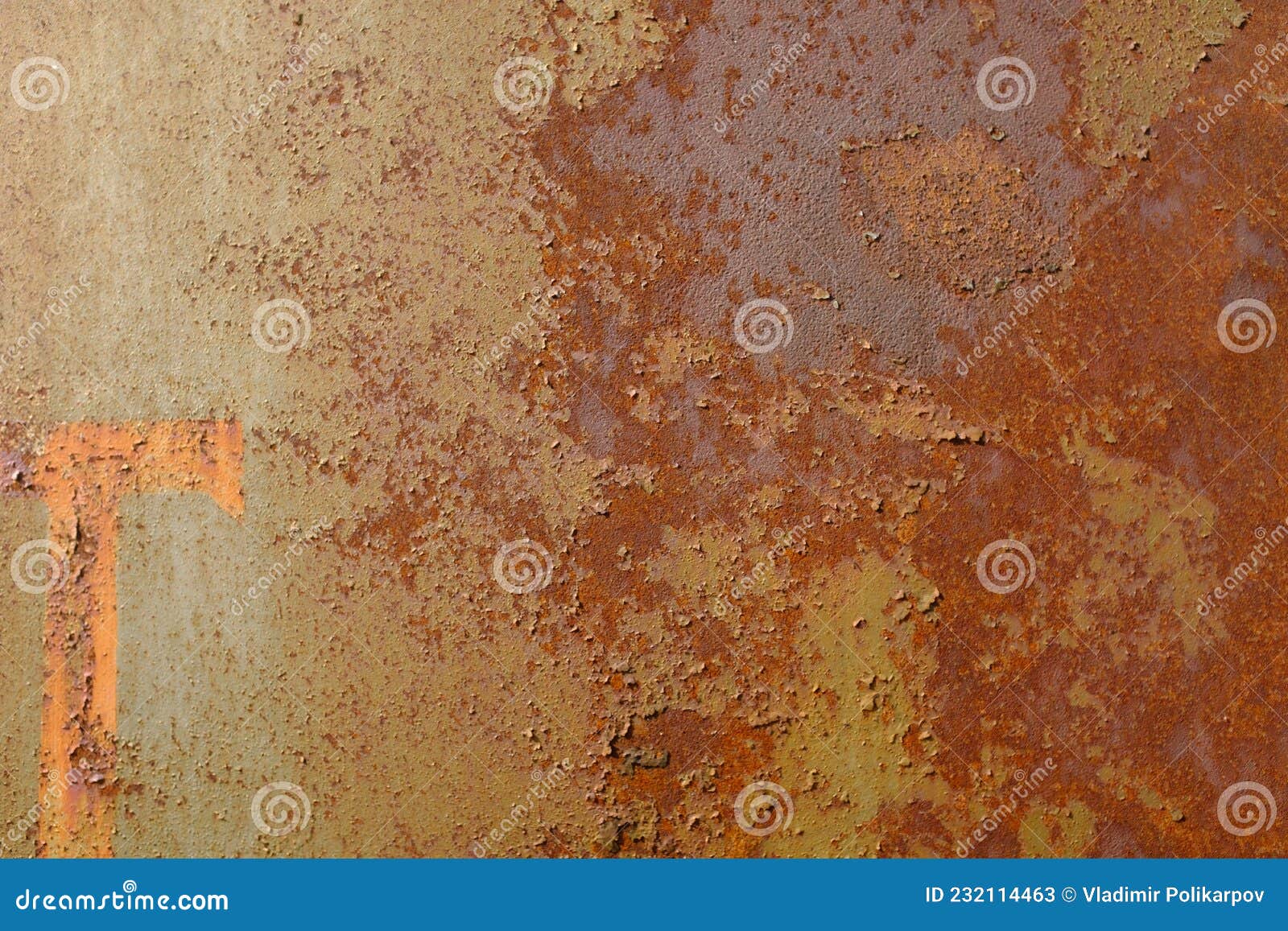 Metal Wall with Rust. Metal Corrosion Stock Image - Image of surface ...