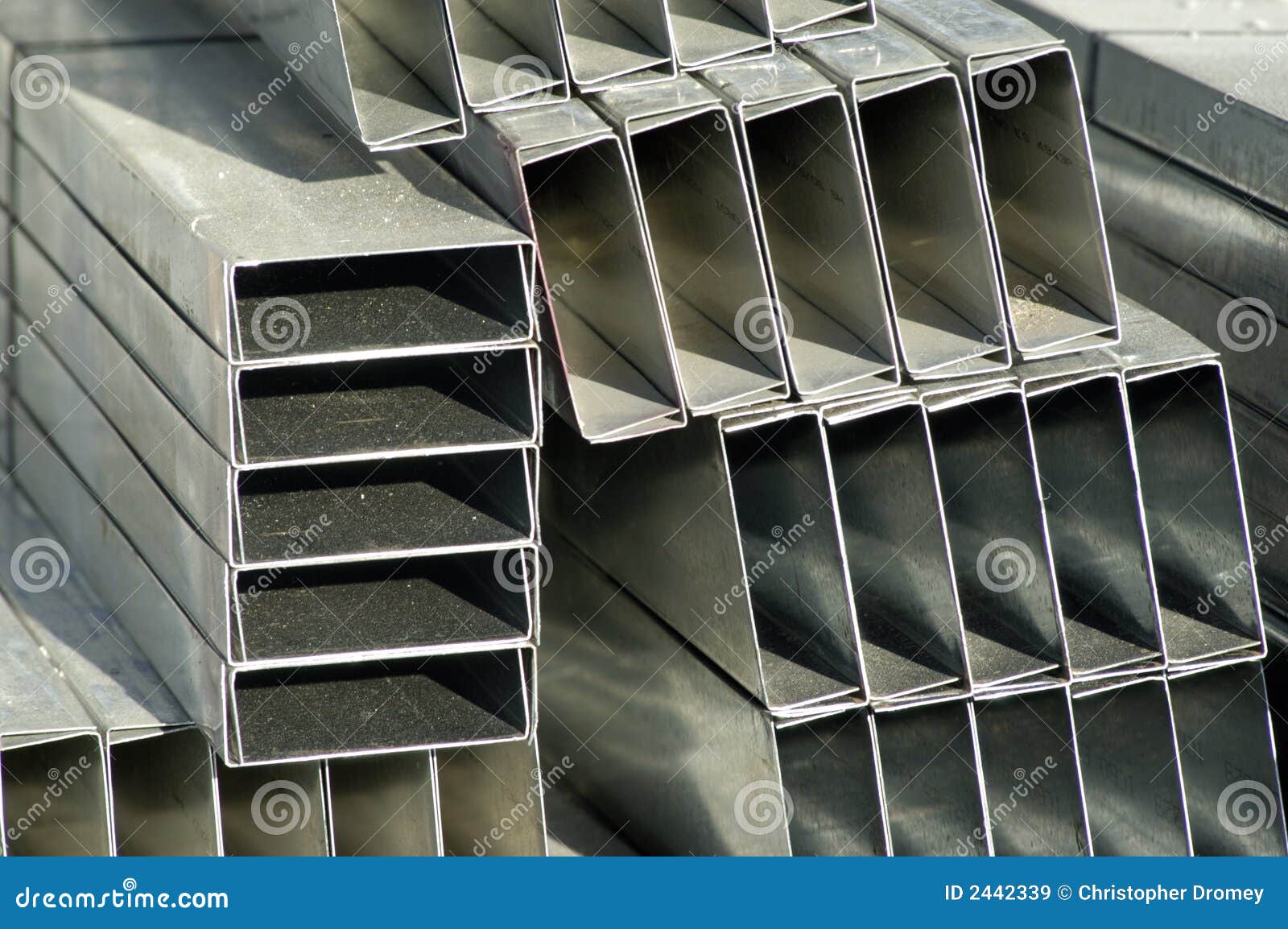 Metal wall studs stock image. Image of wall, build, commercial - 2442339