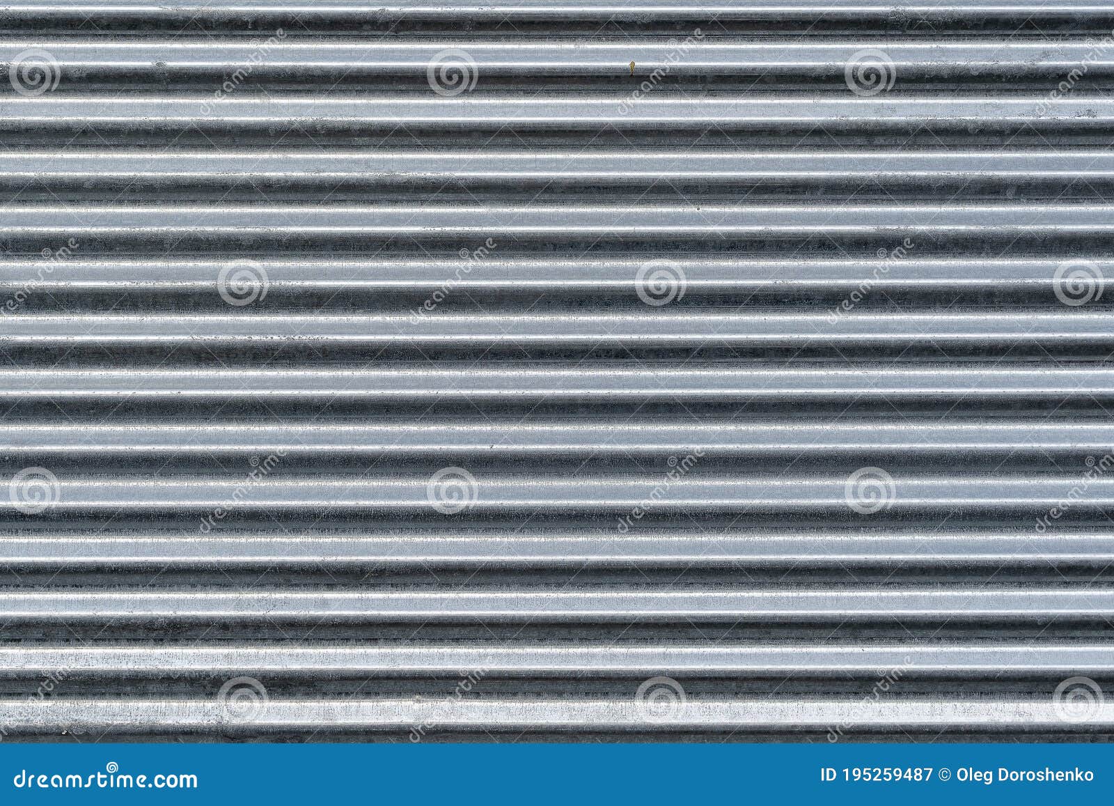 Metal Wall Texture, Background. Sheet Of Ribbed Galvanized Metal For ...