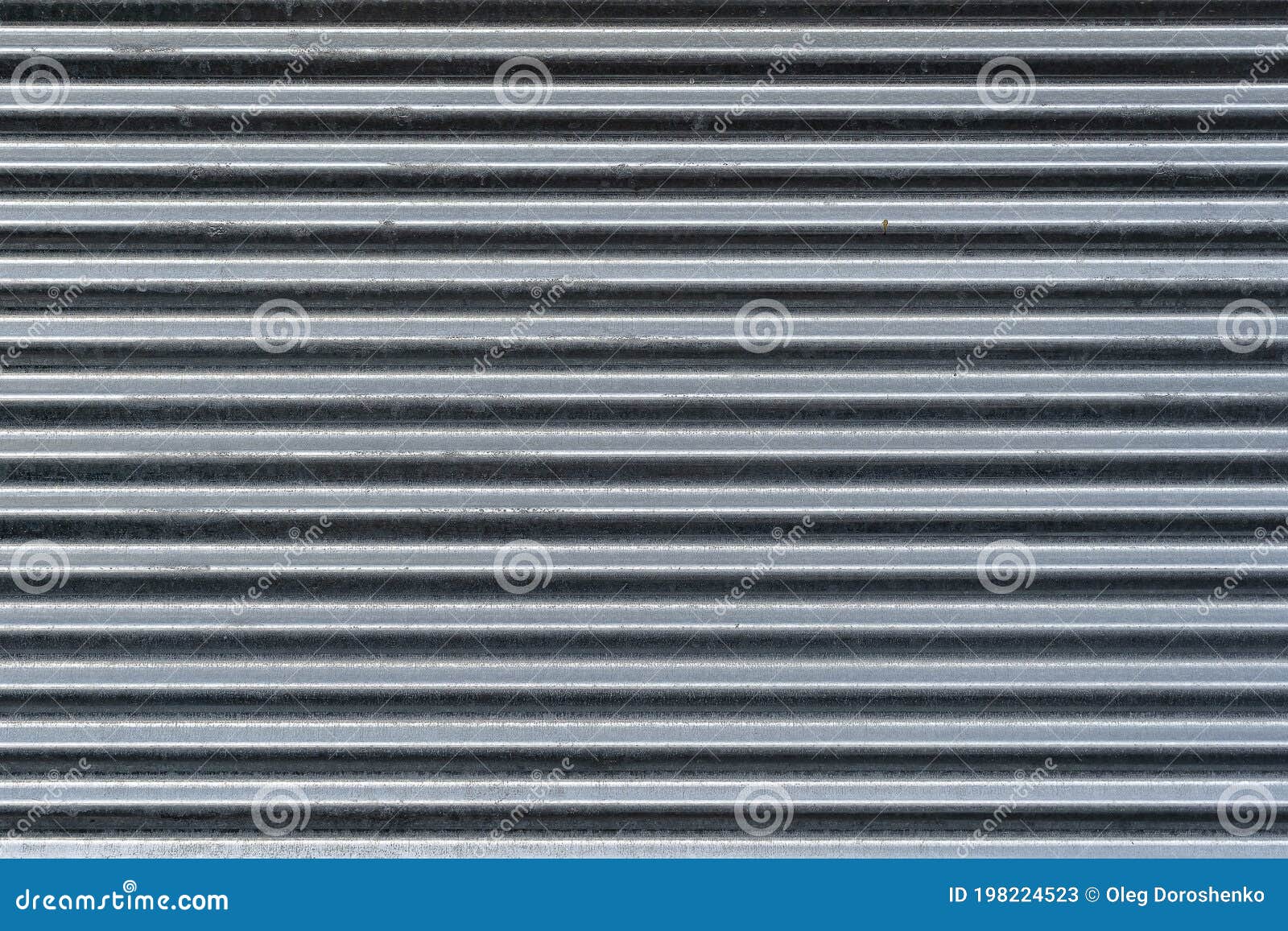 Metal Wall Texture, Background. Sheet Of Ribbed Galvanized Metal For ...