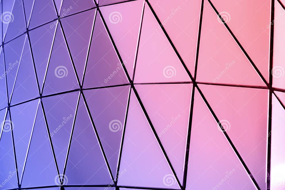 Metal wall of triangles stock image. Image of engineering - 183193413