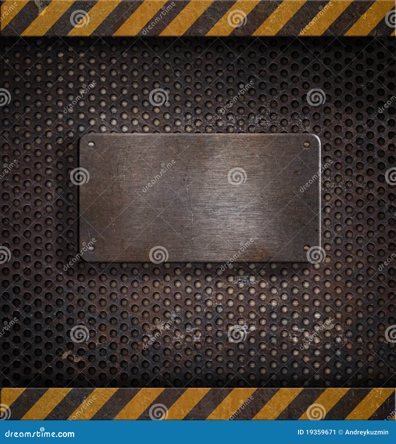 Metal warning template stock image. Image of backdrop - 19359671