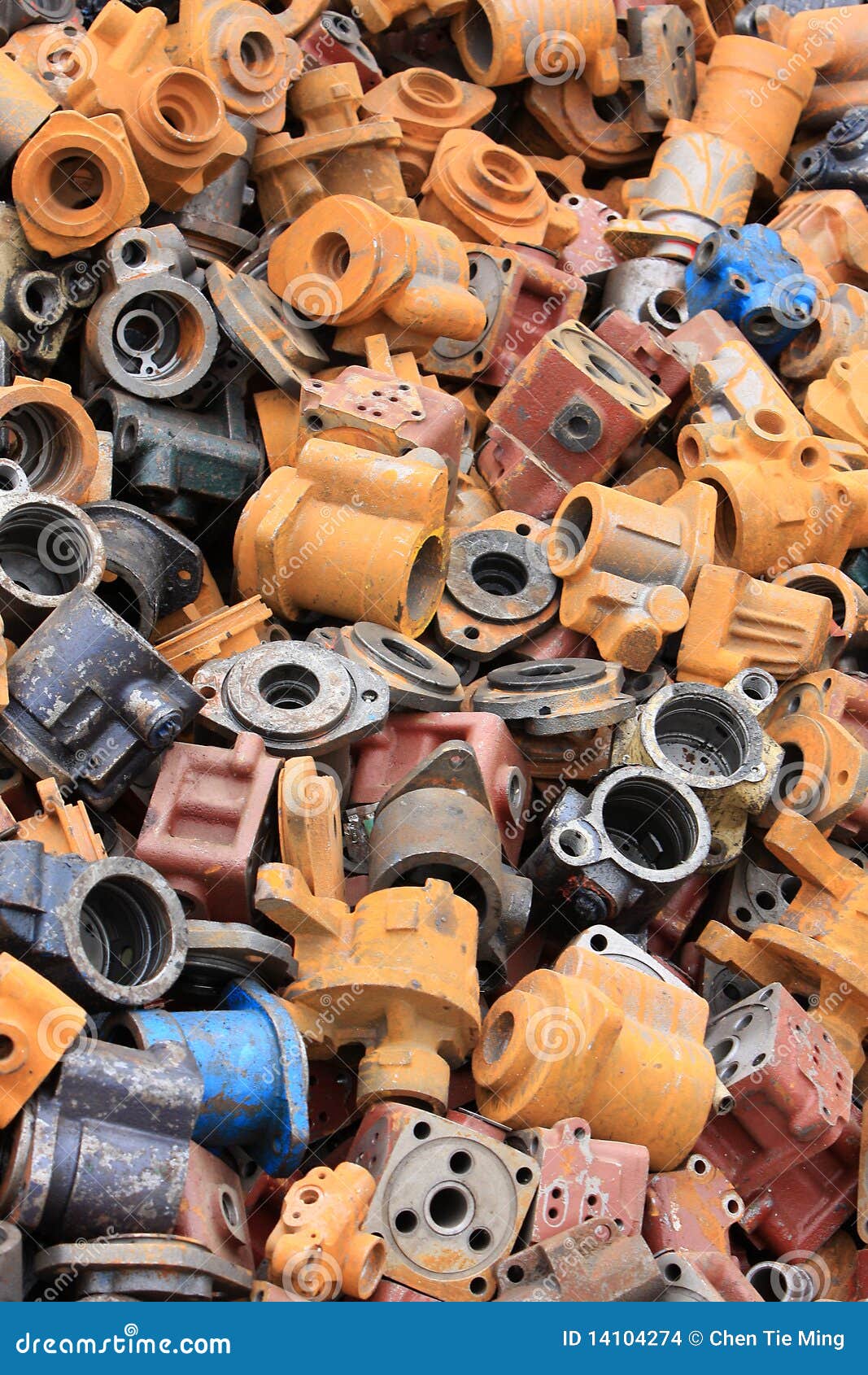 Metal Waste stock photo. Image of reuse, parts, manufacturing - 14104274