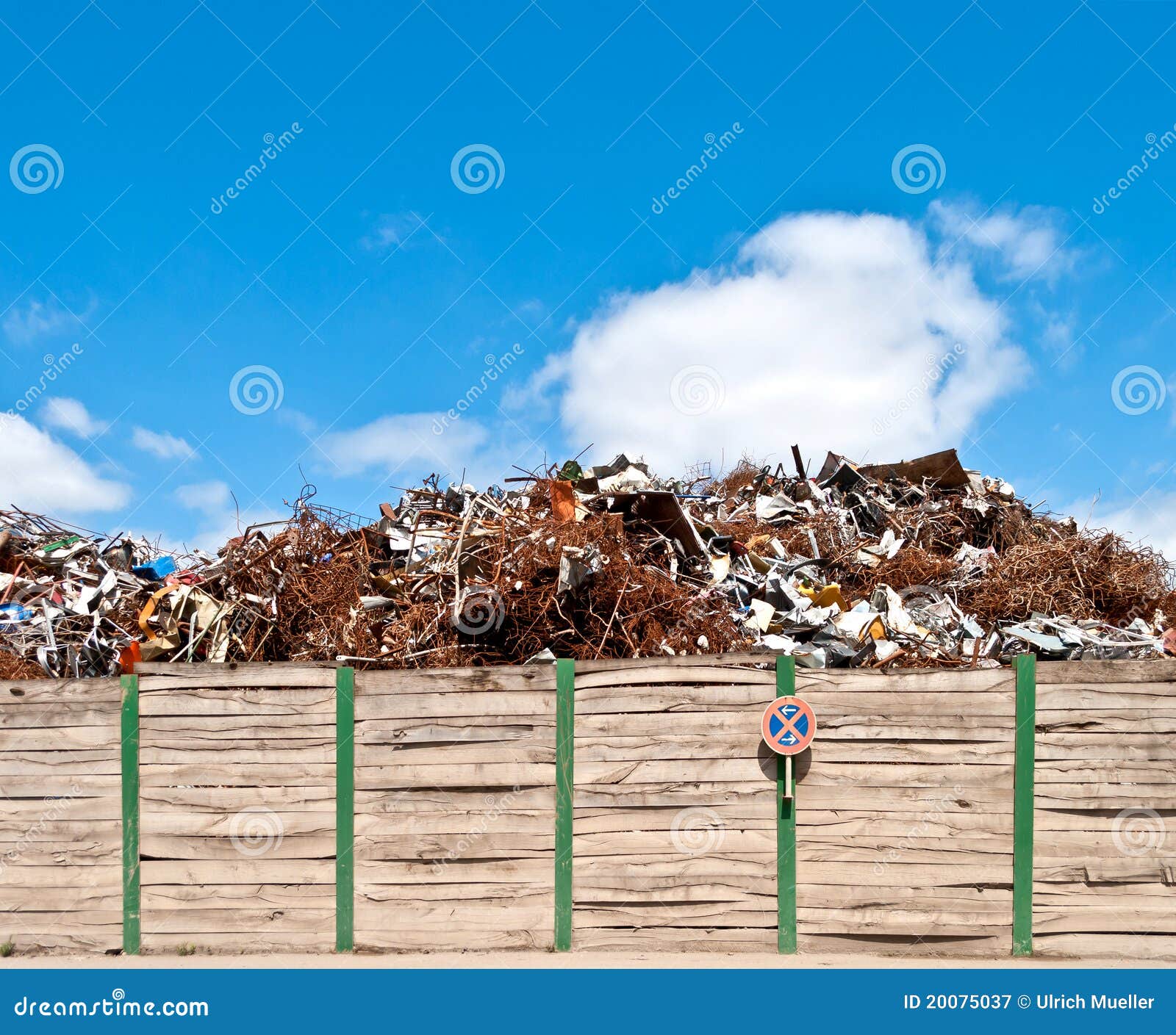 Metal waste stock image. Image of rubbish, reuse, corrosion - 20075037