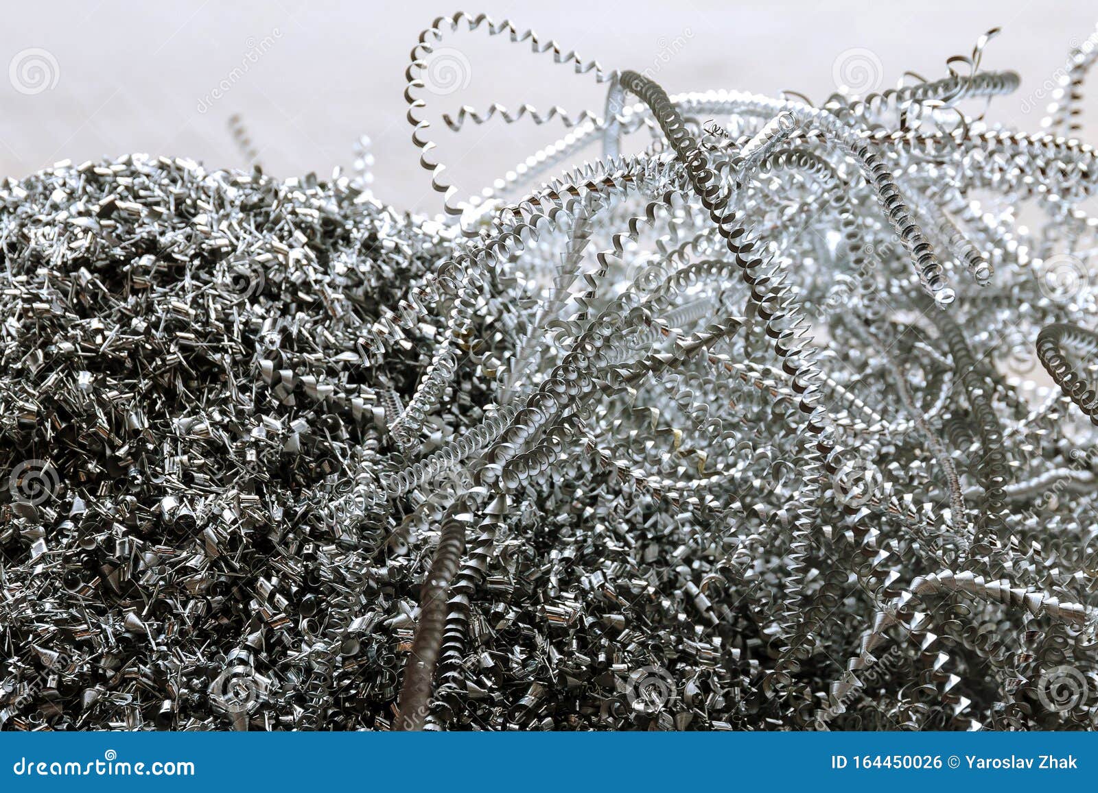 Metal Waste in a Metal Container. Heavy Industry Stock Photo - Image of ...