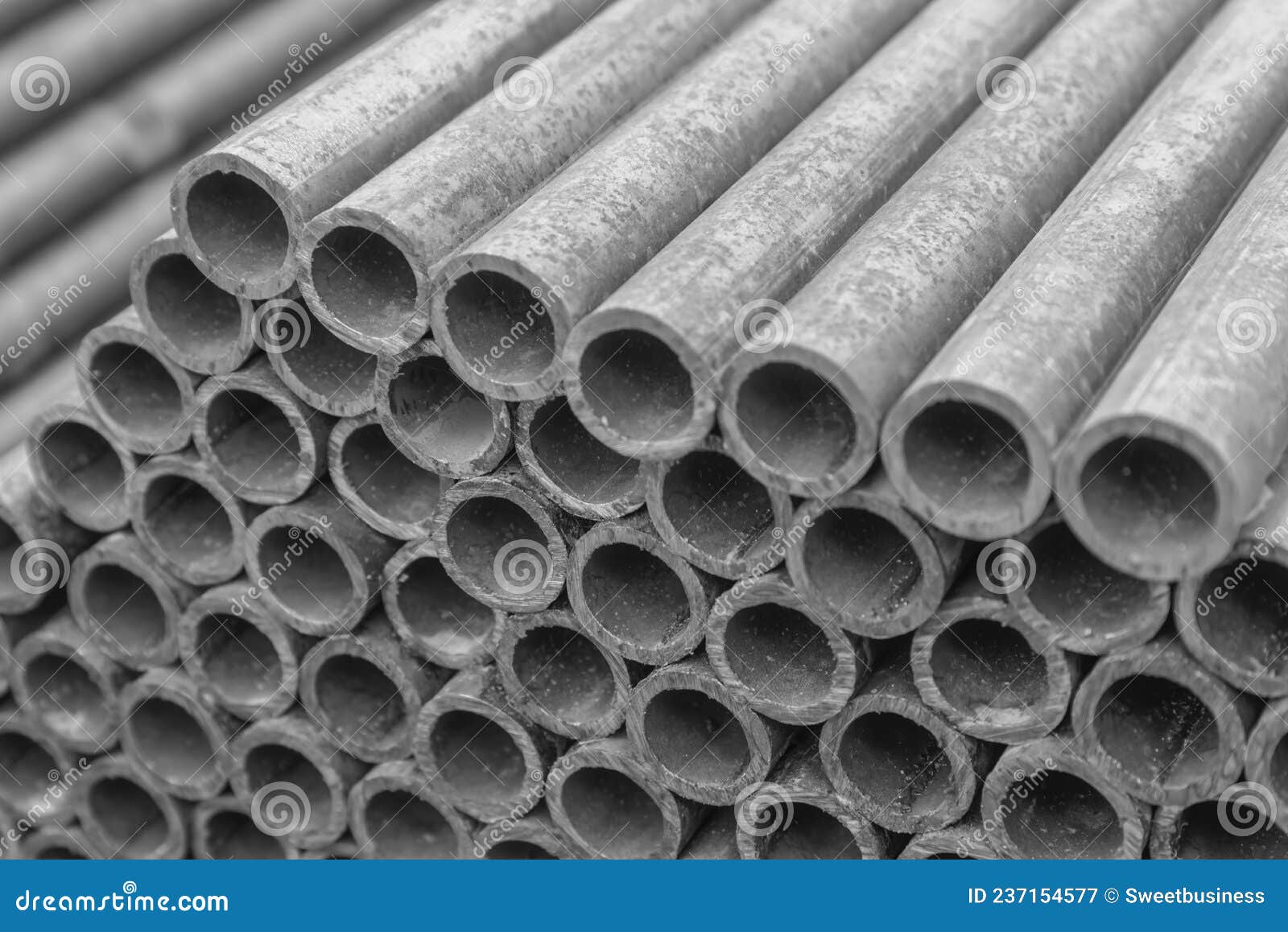 Metal water-supply pipes stock image. Image of closeup - 237154577