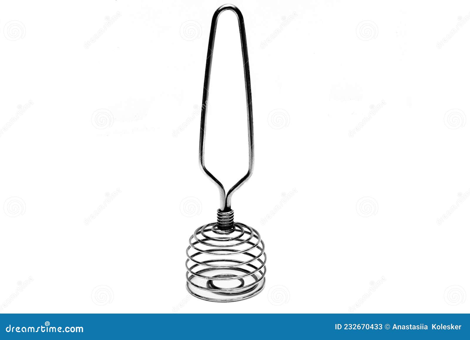 Metal Whisk Isolated On White Background Royalty-Free Stock Image ...