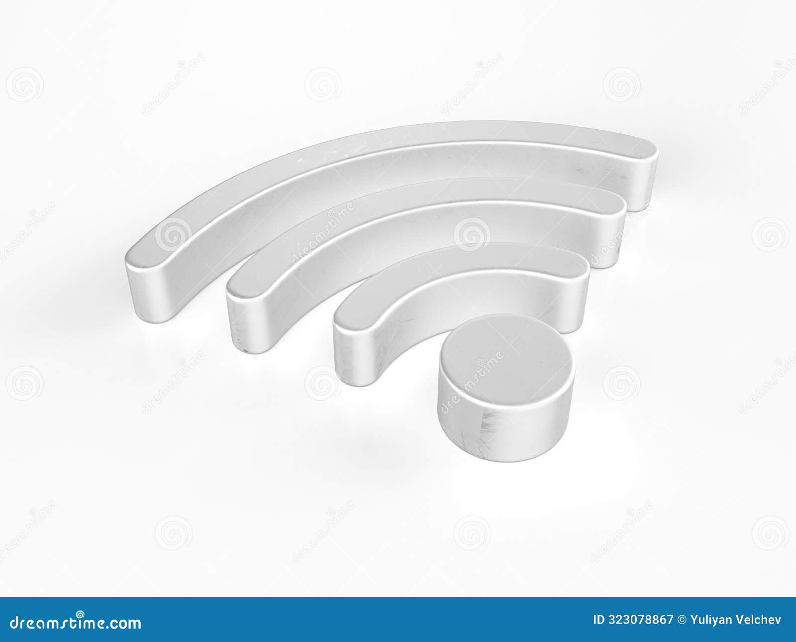 Wifi Symbol Creative Idea Layout Made Of Fork With Pencil On Smartphone ...