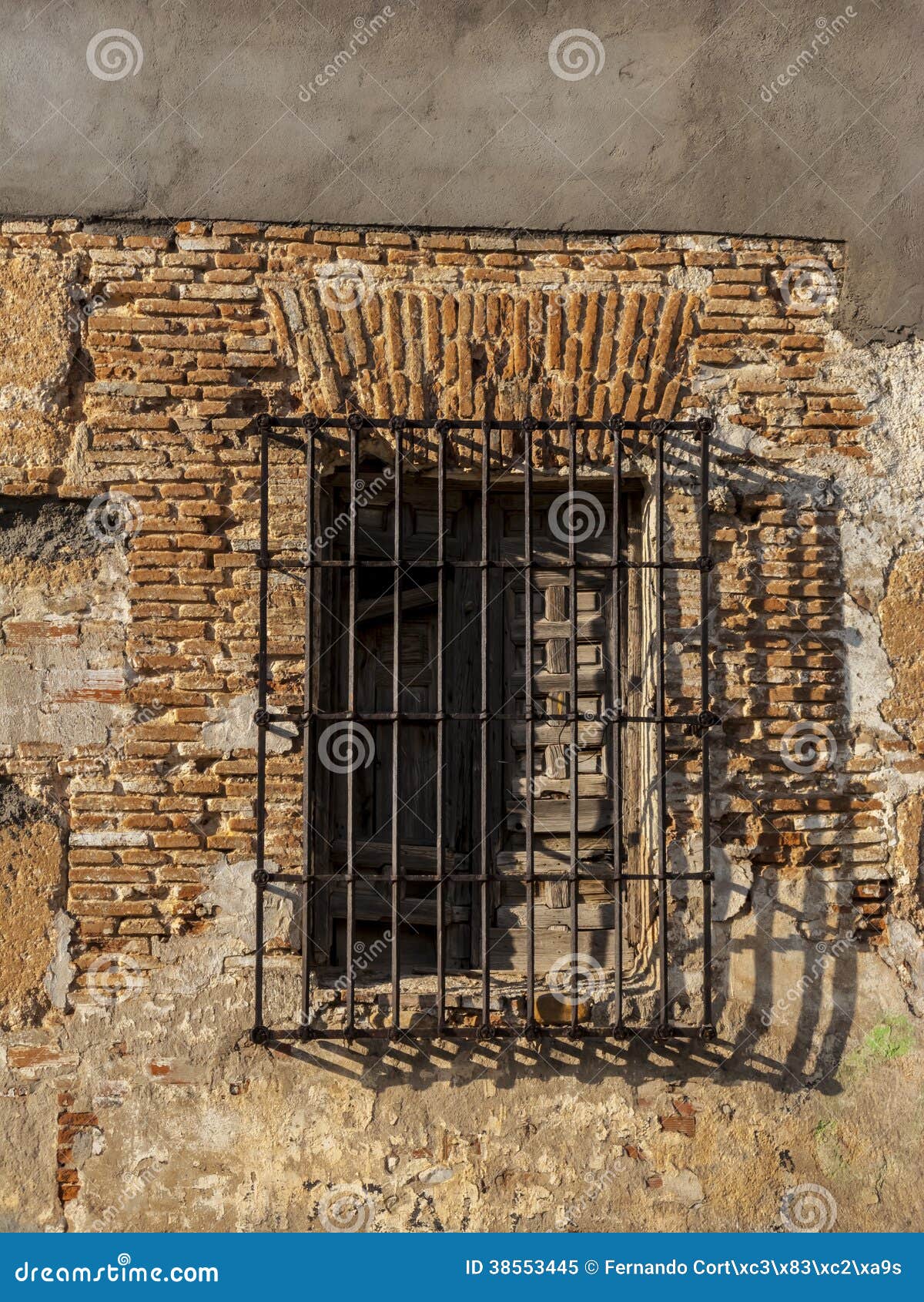 Metal window grilles, old stock image. Image of blue - 38553445