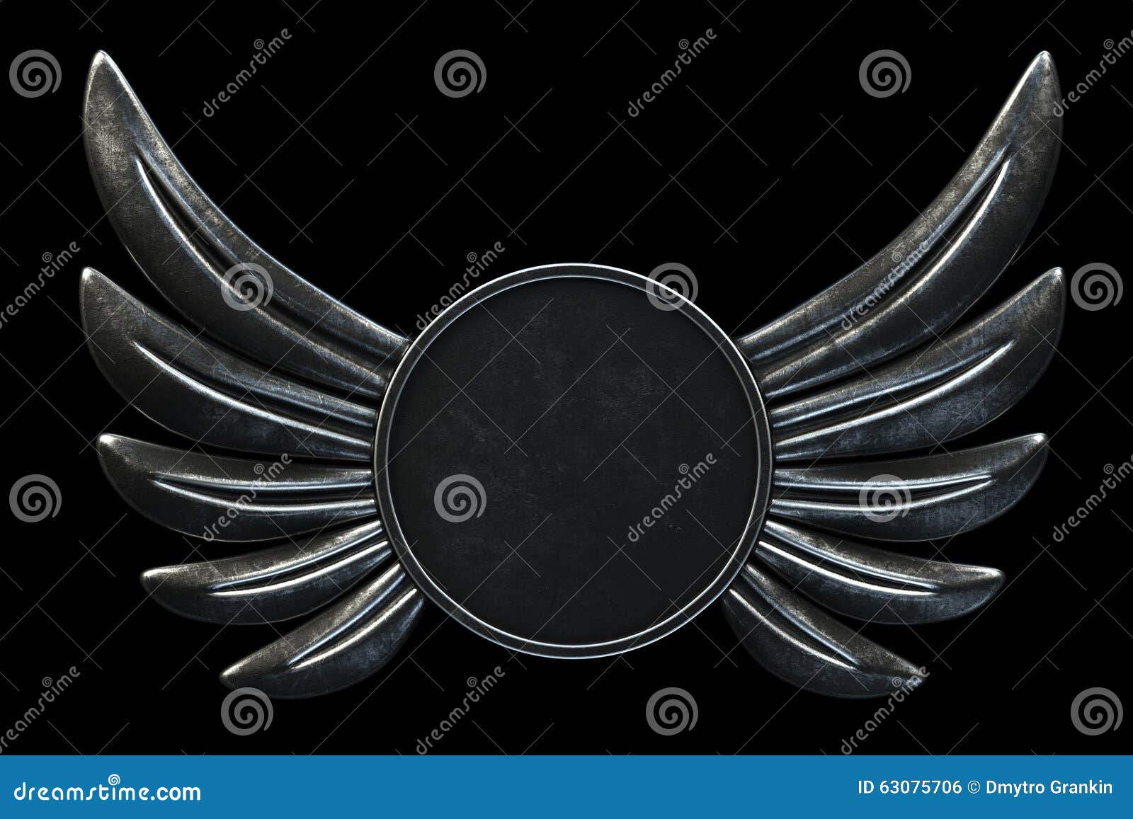 Metal Wings Heart Royalty-Free Illustration | CartoonDealer.com #32014674