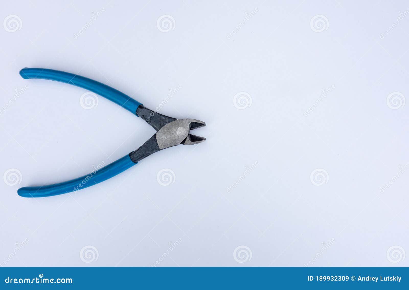 Metal Wire Cutters on White Isolate Stock Image - Image of sharp ...