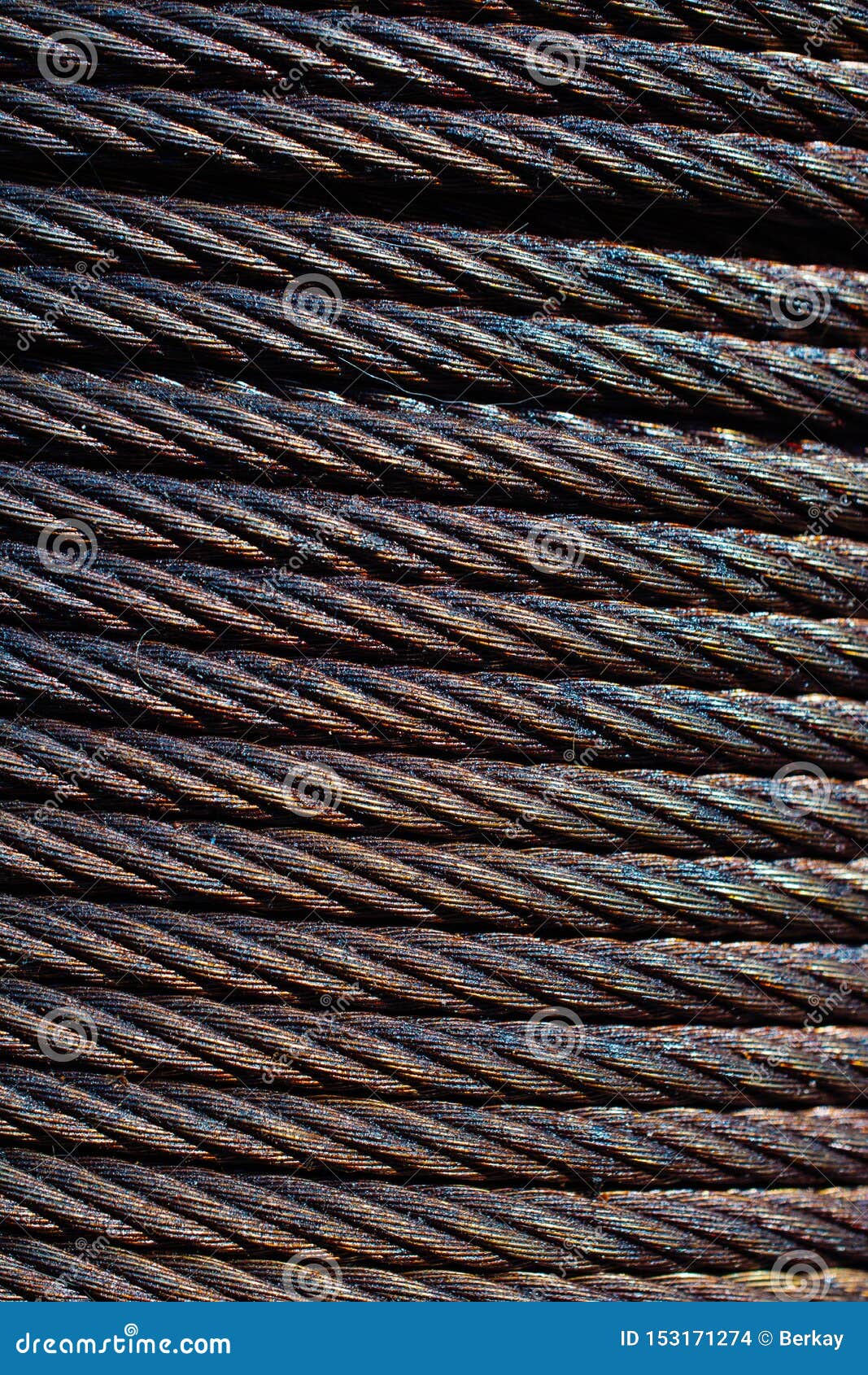 Metal Wire Roll Close-up. Pattern of Cables Stock Photo - Image of ...