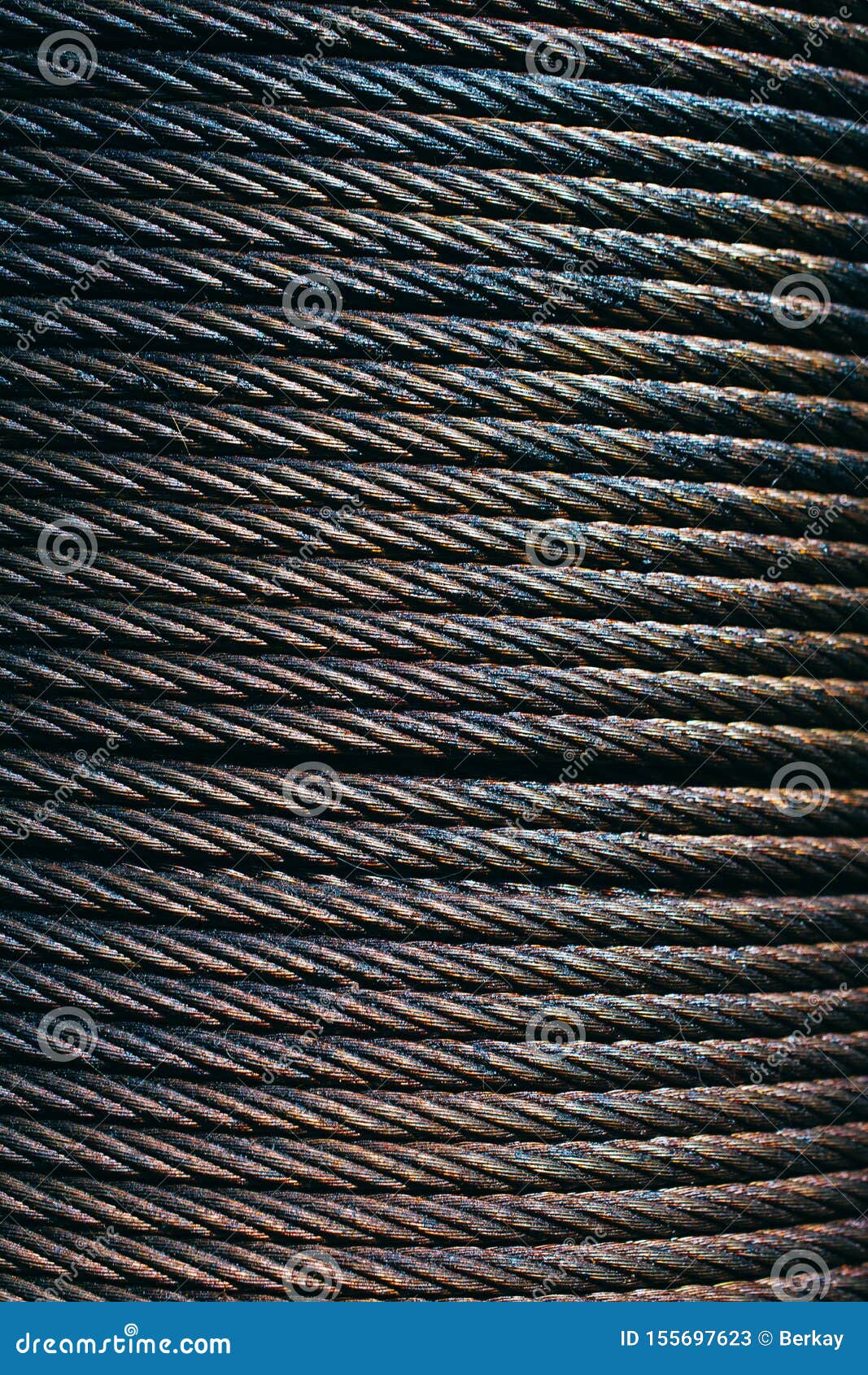 Metal Wire Roll Close-up. Pattern of Cables Stock Image - Image of ...