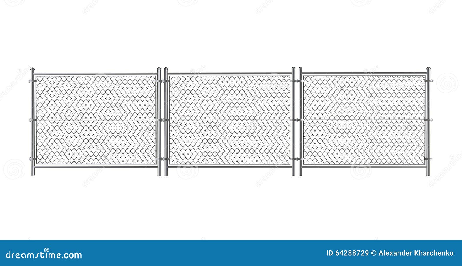 Metal Wired fence stock illustration. Illustration of cage - 64288729