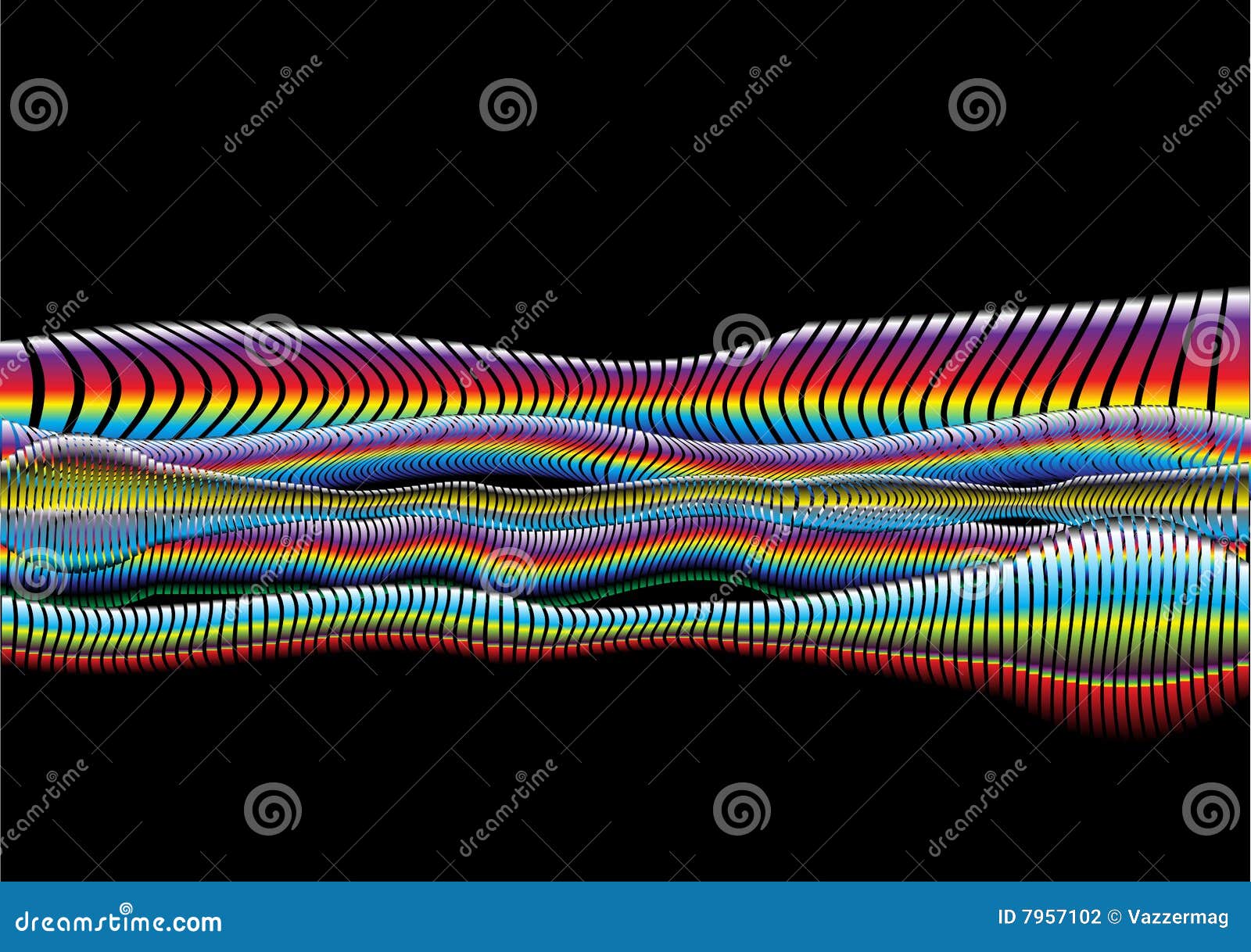 Rainbow Music Inspired DJ Abstract Background Royalty-Free Stock Photo ...