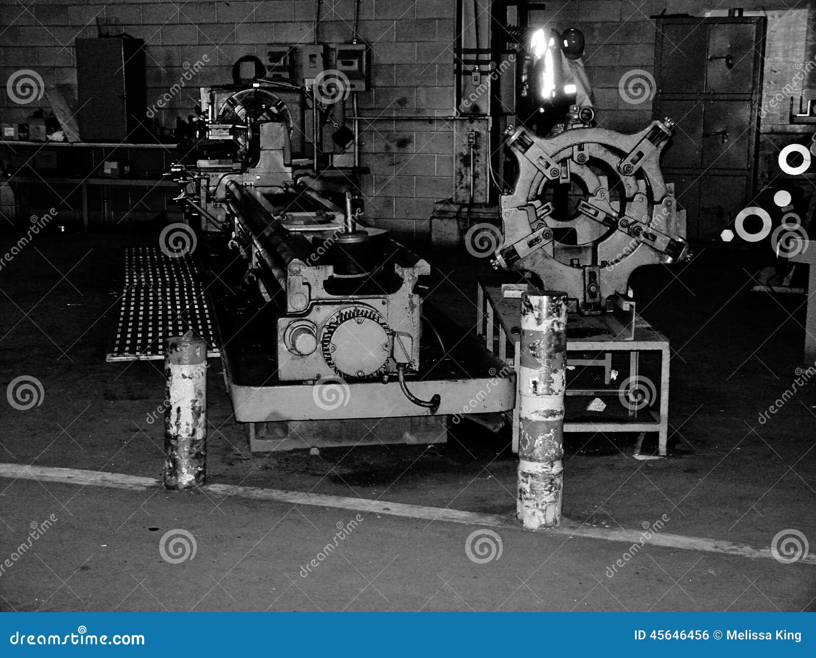 Metal work machines stock photo. Image of closeup, metal - 45646456