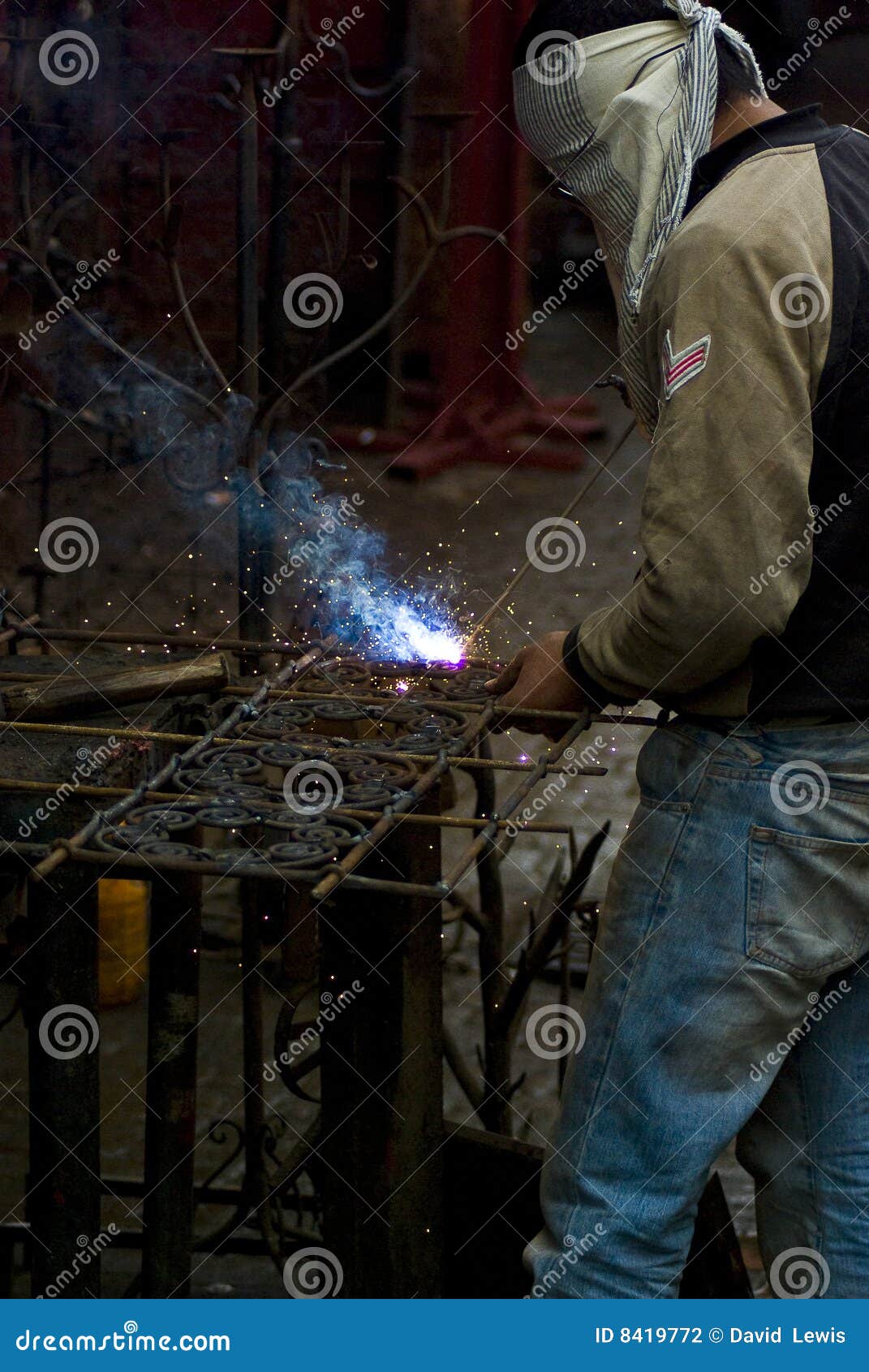 Metal Worker stock photo. Image of industrial, factory - 8419772