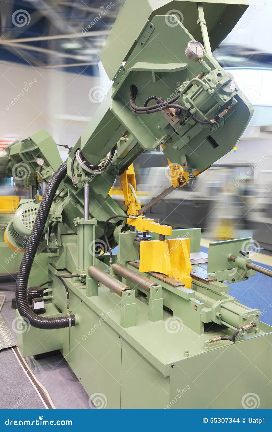 Metal-working machine stock photo. Image of equipment - 55307344