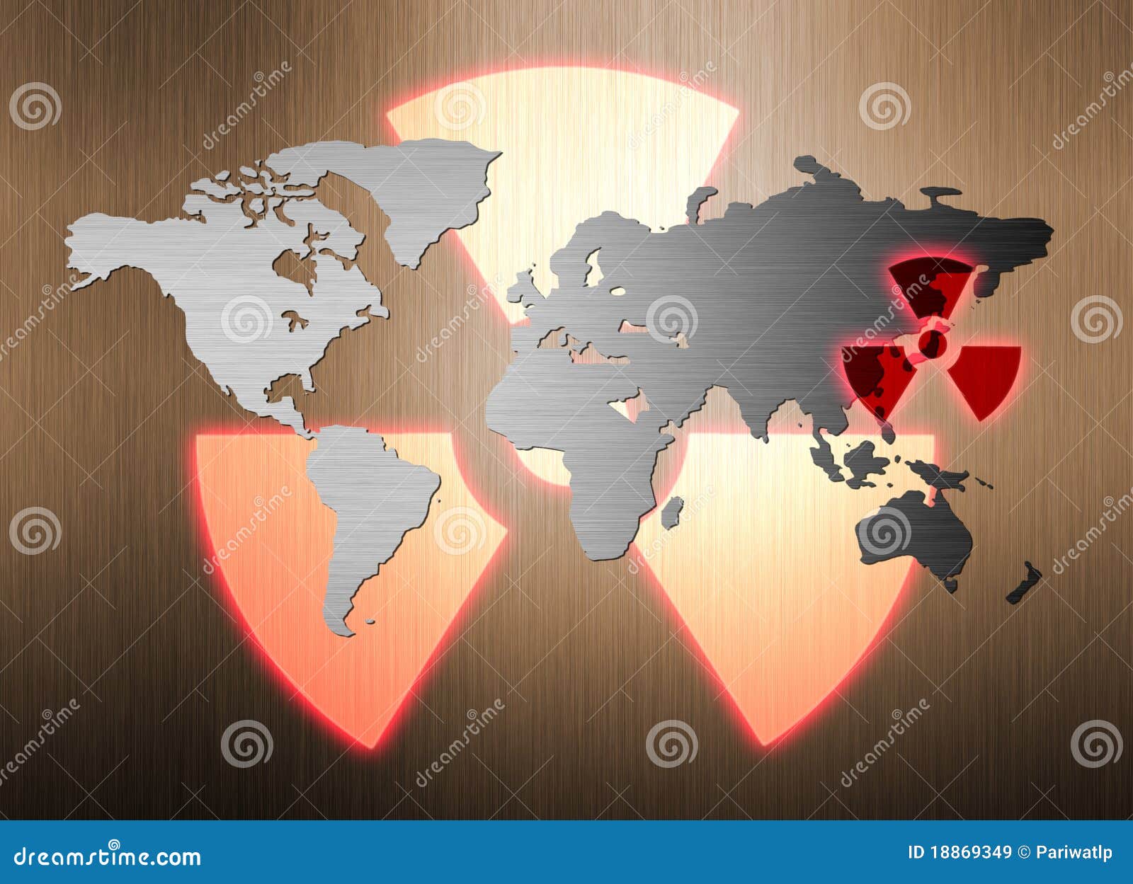 Nuclear Radiation Symbol Vector Hand Drawing Doodle | CartoonDealer.com ...