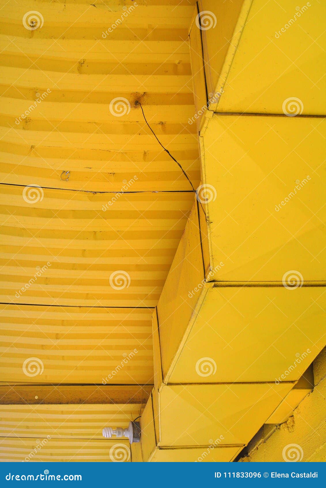 Metal yellow structure stock photo. Image of yellow - 111833096