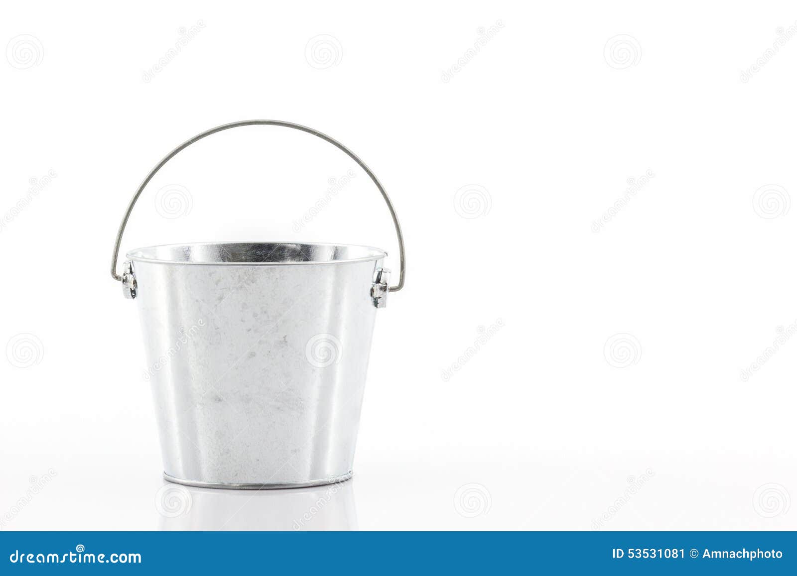 Metal zinc bucket. stock image. Image of background, metal - 53531081
