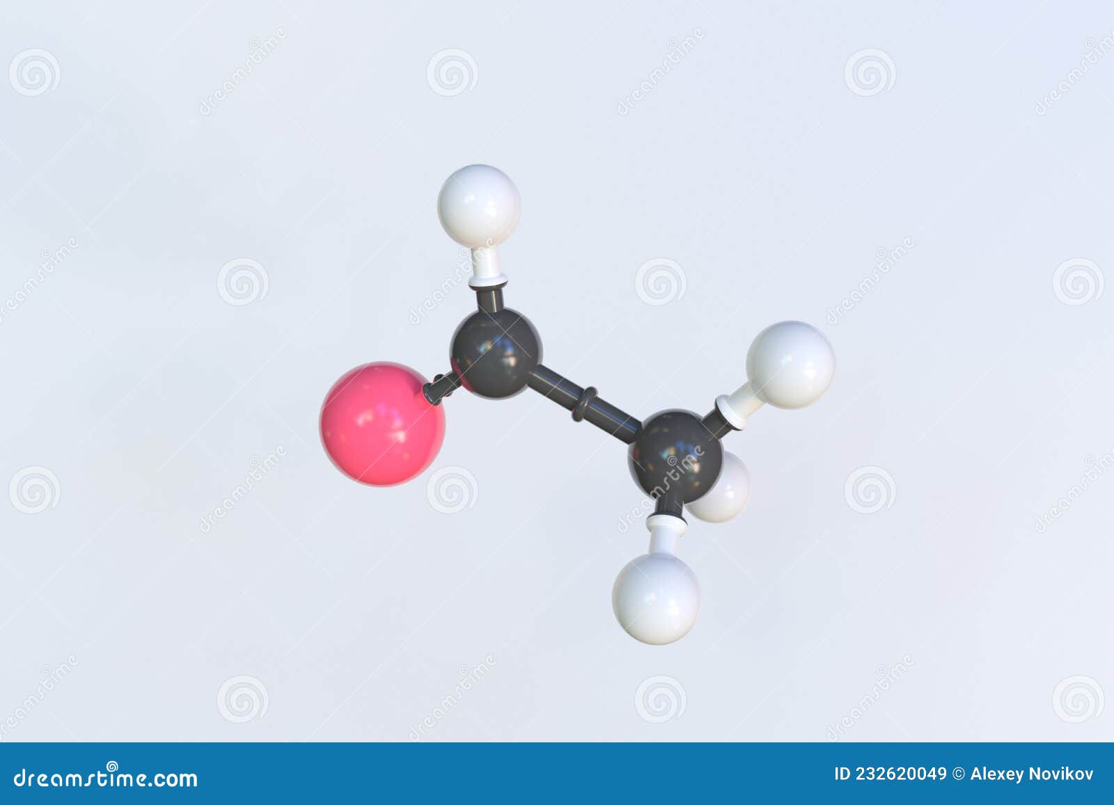 Metaldehyde Molecule, Scientific Molecular Model, Looping 3d Animation ...