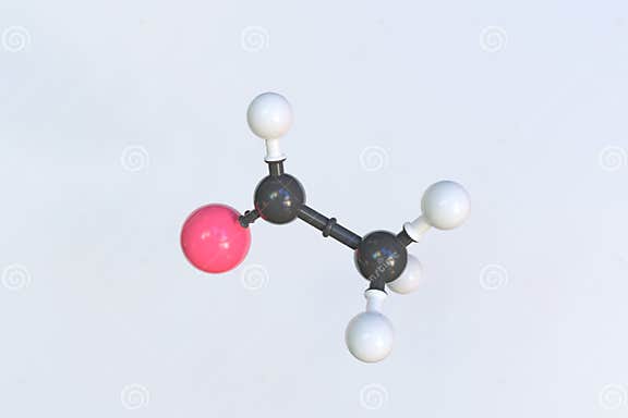 Metaldehyde Molecule, Scientific Molecular Model, Looping 3d Animation ...