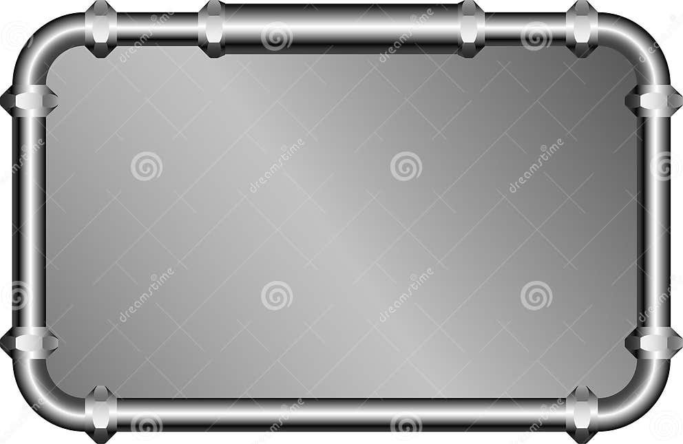 Metalframe stock vector. Illustration of solid, scale - 4601112