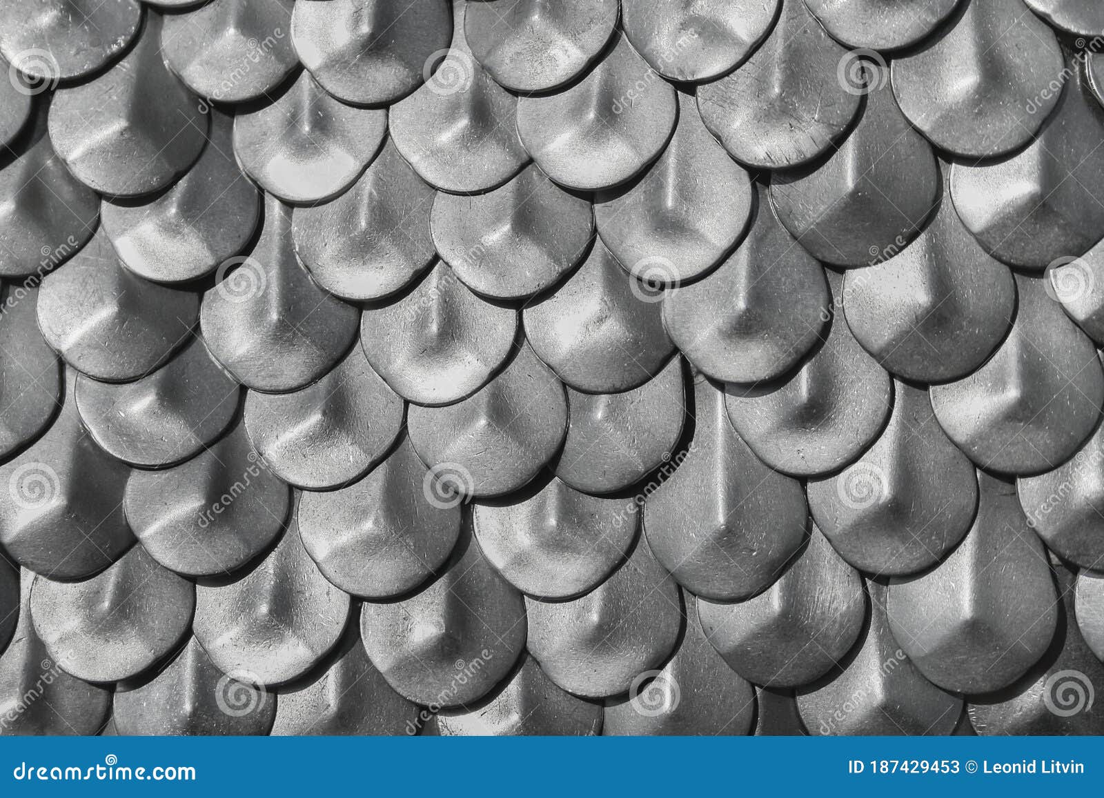 Chain Armour Element Made Of The Steel Plates Royalty-Free Stock ...