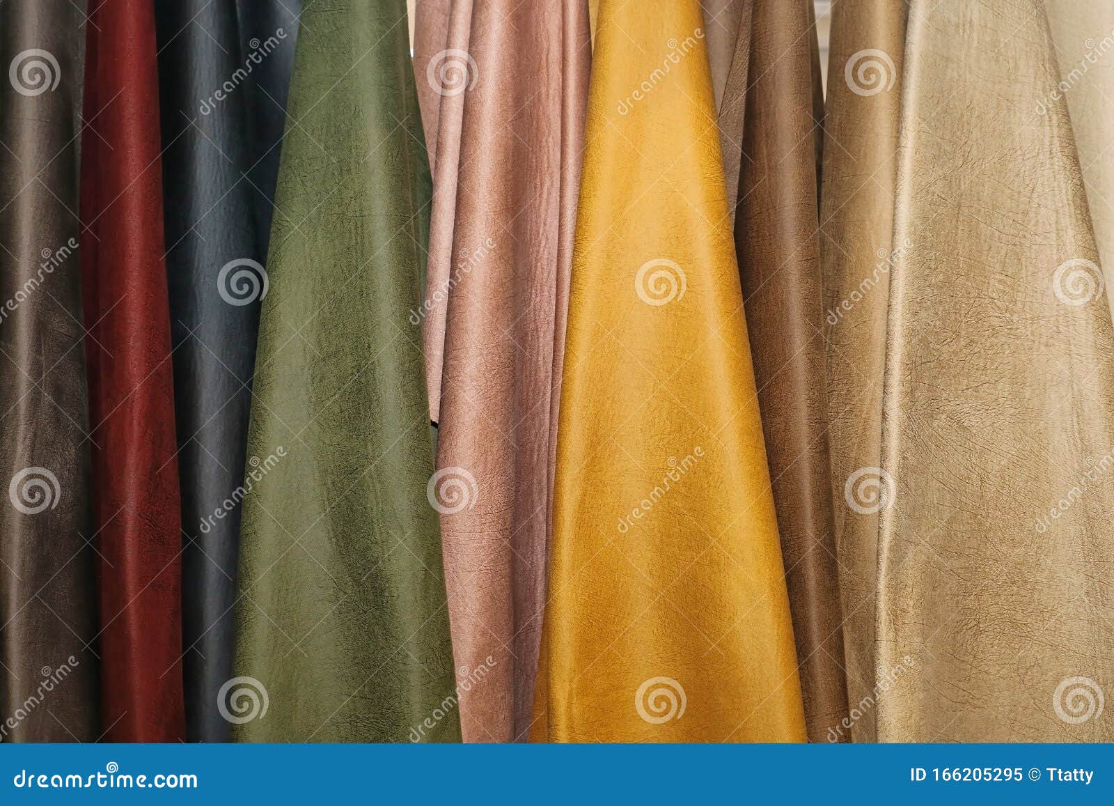 Metalic Colorful Leather Samples Stock Image - Image of colourful ...