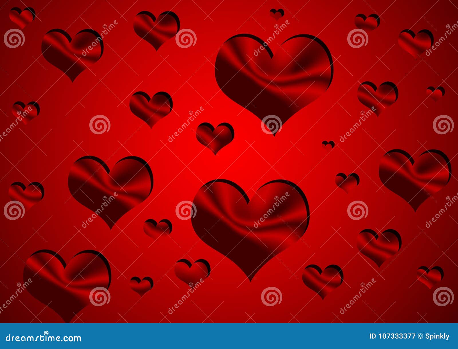 Metalic hearts background stock illustration. Illustration of ...