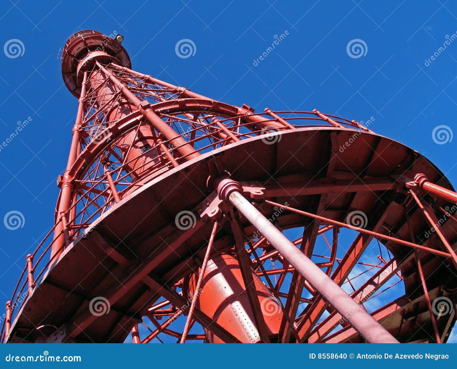 Metalic lighthouse stock photo. Image of shaft, ocean - 8558640