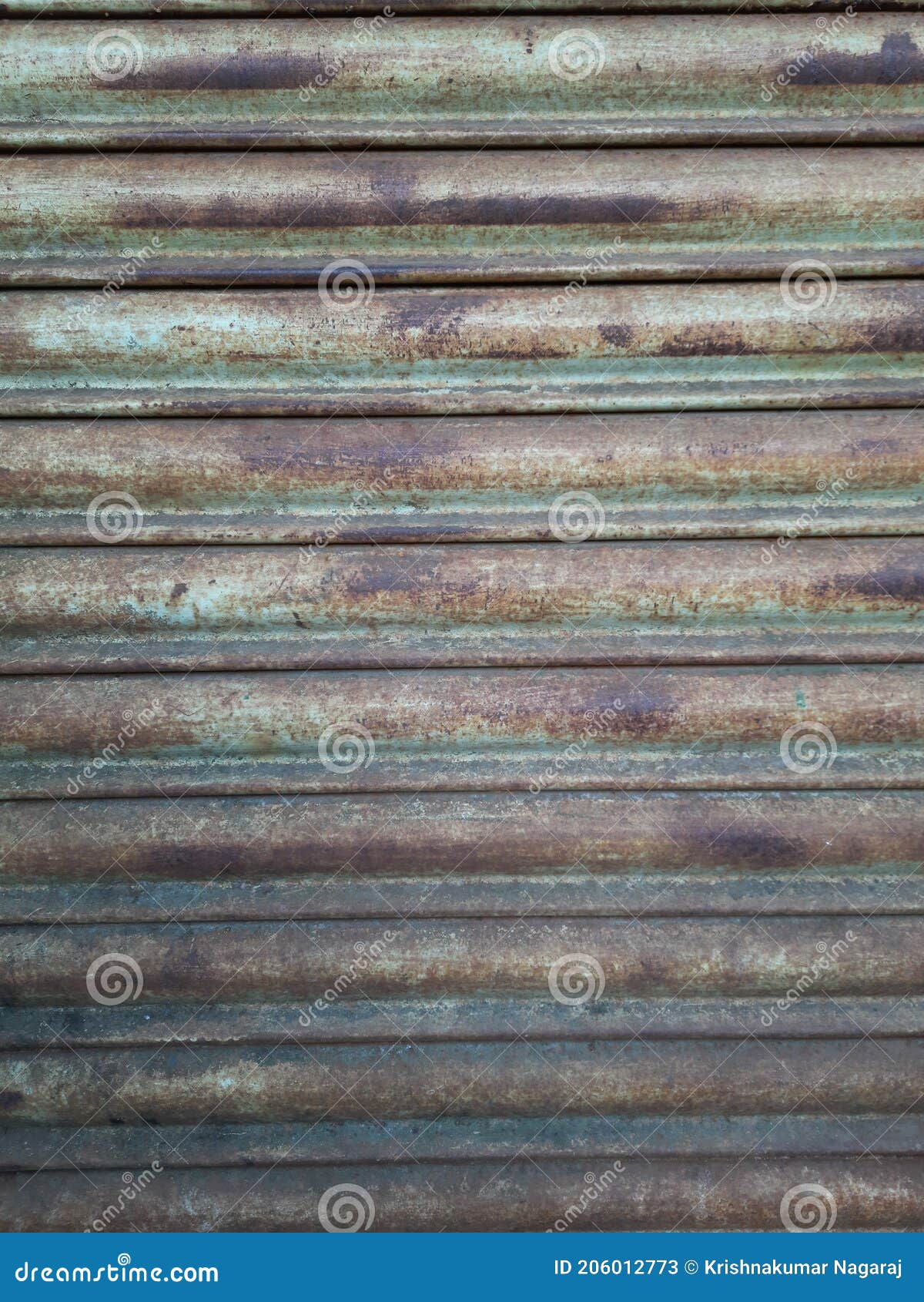 Metalic Rusted Shutter Texture Stock Image - Image of architecture ...