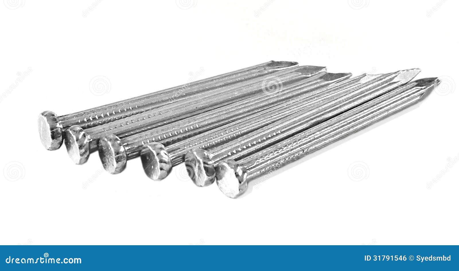 Metall spikar arkivfoto. Bild av grupp, skarpt, snickare - 31791546