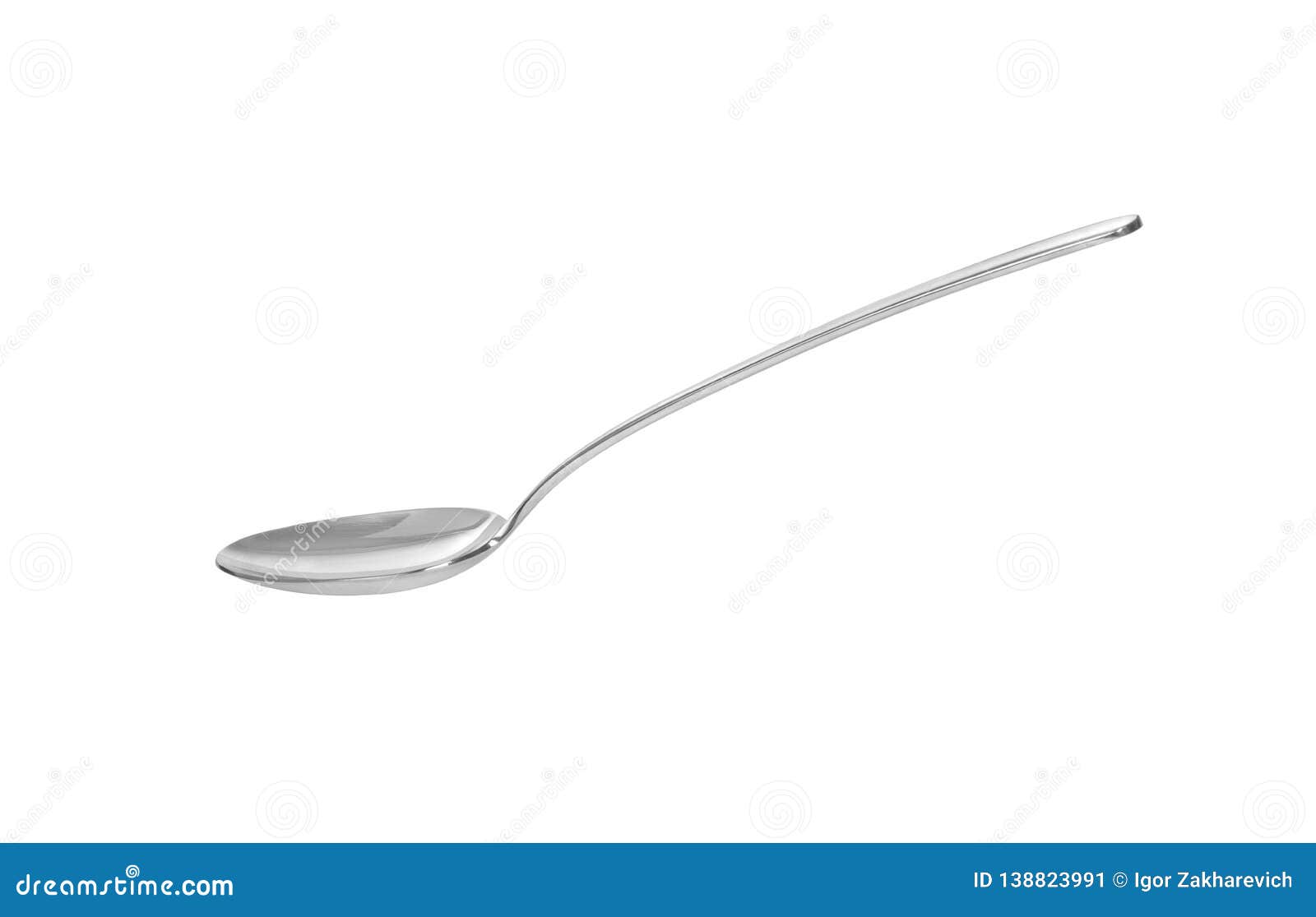 Metall spoon isolated stock image. Image of silverware - 138823991