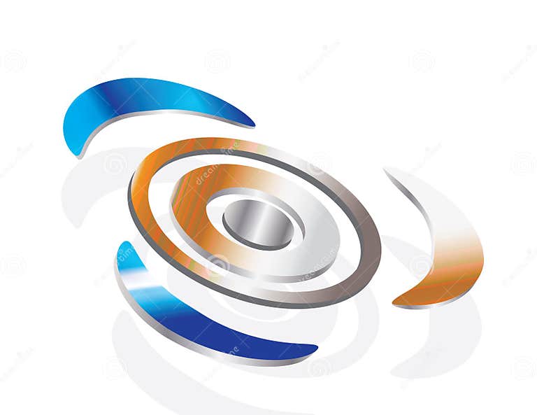 Metallic 3d Icon stock vector. Illustration of background - 18981735