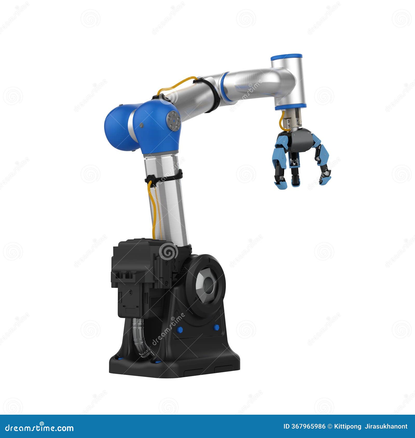 AI Robotic Arm With Gripper 2D Cartoon Object | CartoonDealer.com ...