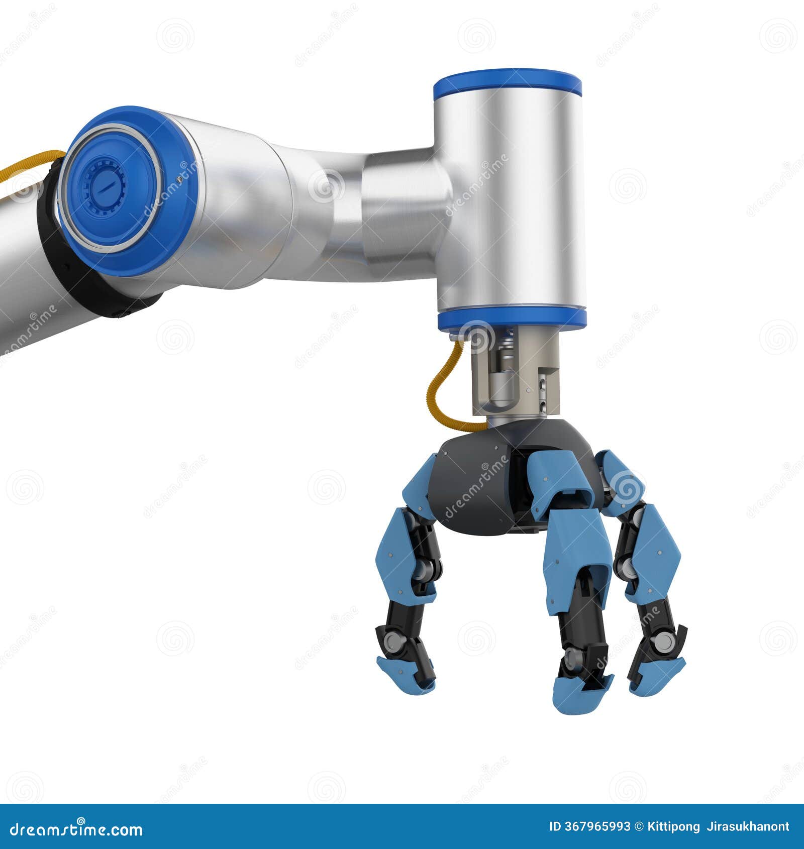 AI Robotic Arm With Gripper 2D Cartoon Object | CartoonDealer.com ...