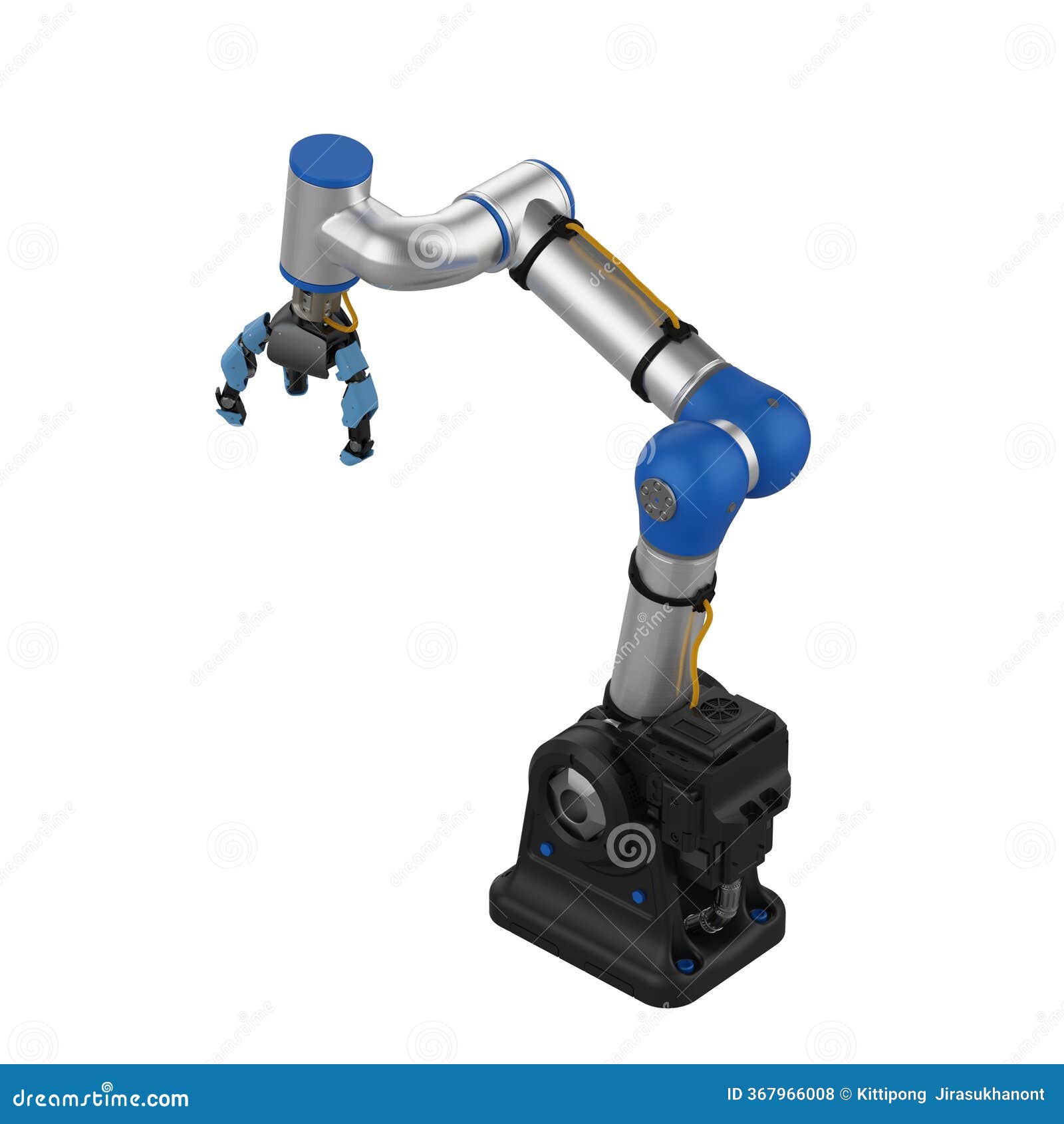 AI Robotic Arm With Gripper 2D Cartoon Object | CartoonDealer.com ...