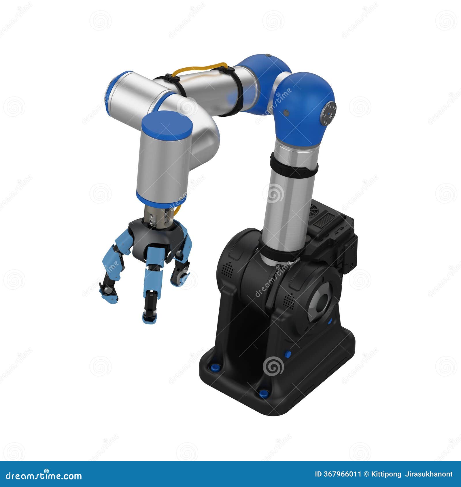 AI Robotic Arm With Gripper 2D Cartoon Object | CartoonDealer.com ...