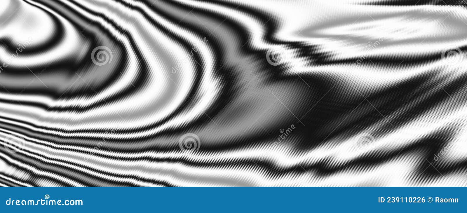 Metallic Widescreen Fluid Abstract Header Design Stock Illustration ...