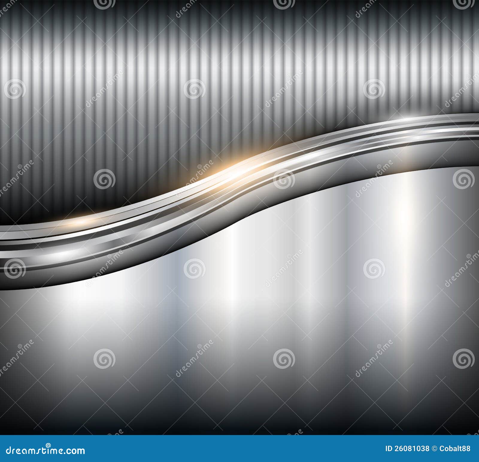 Metallic background stock vector. Illustration of industry - 26081038