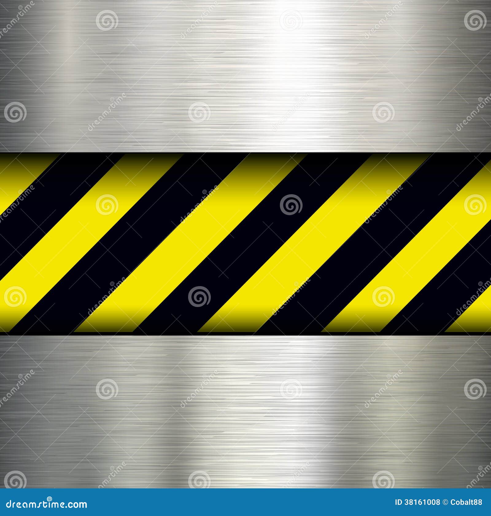 Metallic background stock vector. Illustration of danger - 38161008